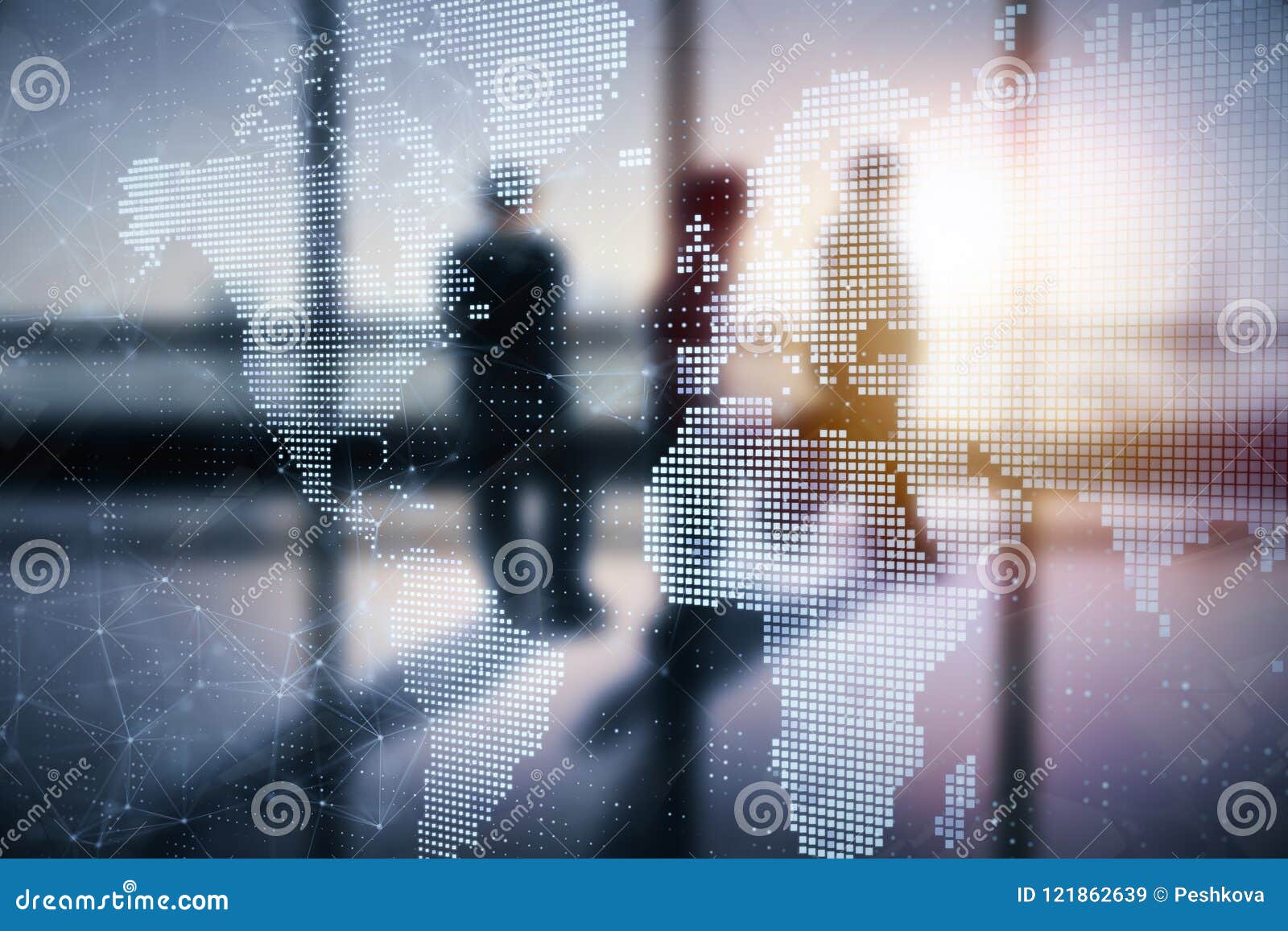 Globalization and Work Concept Stock Illustration - Illustration of ...