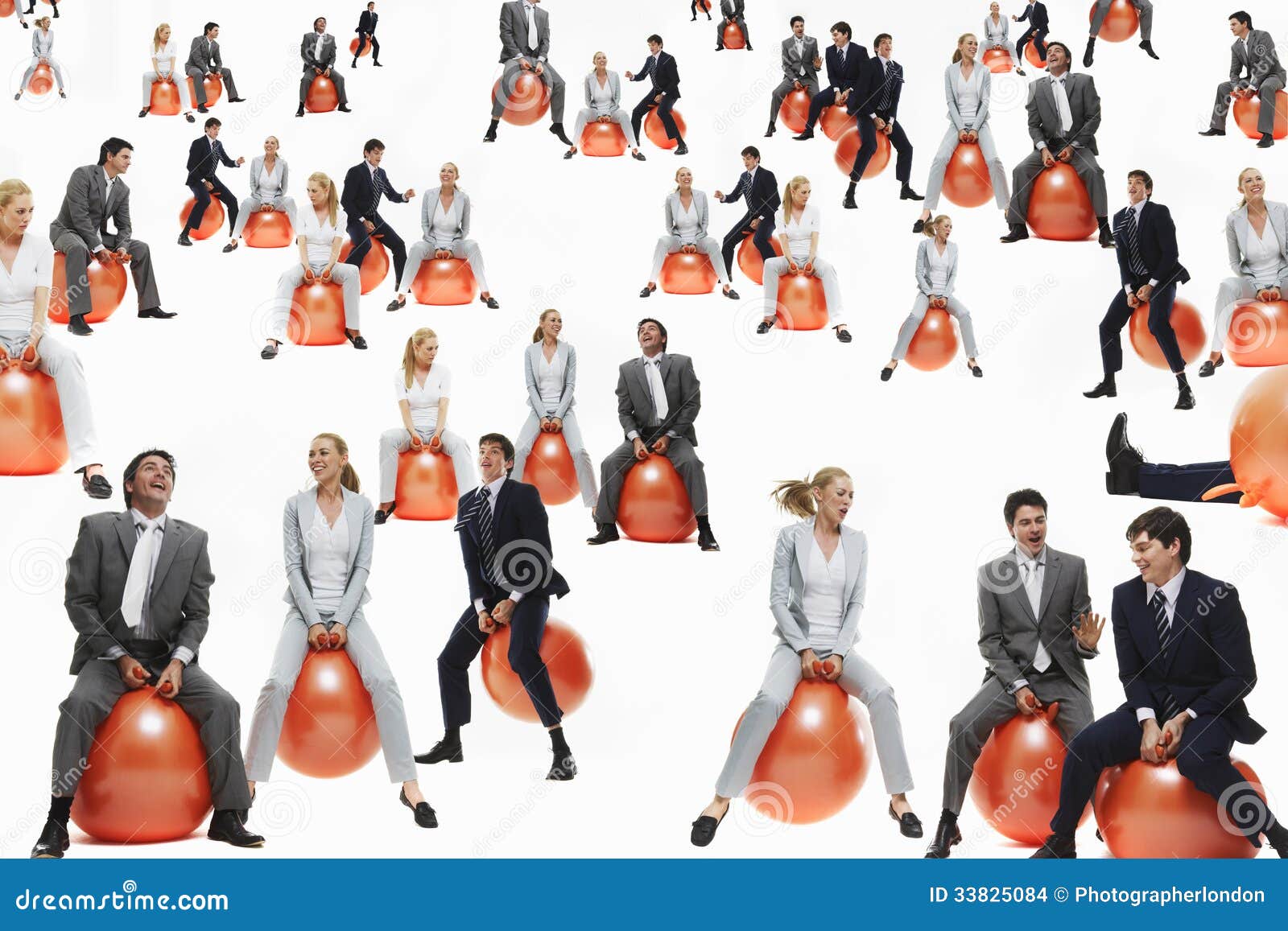 Bouncing Inflatable Horse Toy For Kids Isolated On White Background ...