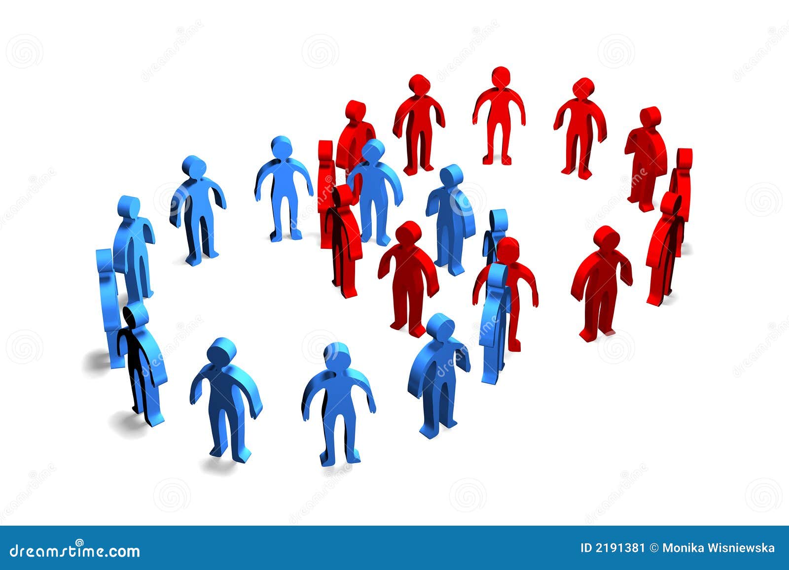 Businesspeople Cooperation stock illustration. Illustration of ball ...