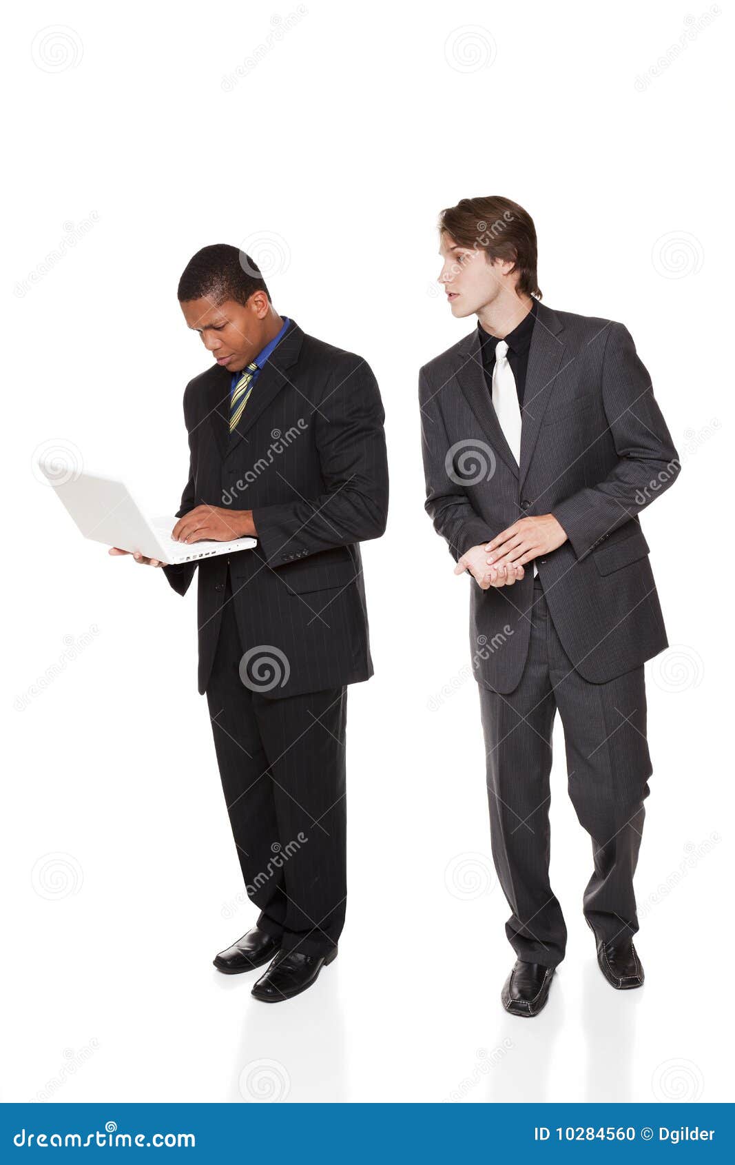 Businesspeople - Corporate Espionage Stock Photo - Image of ...