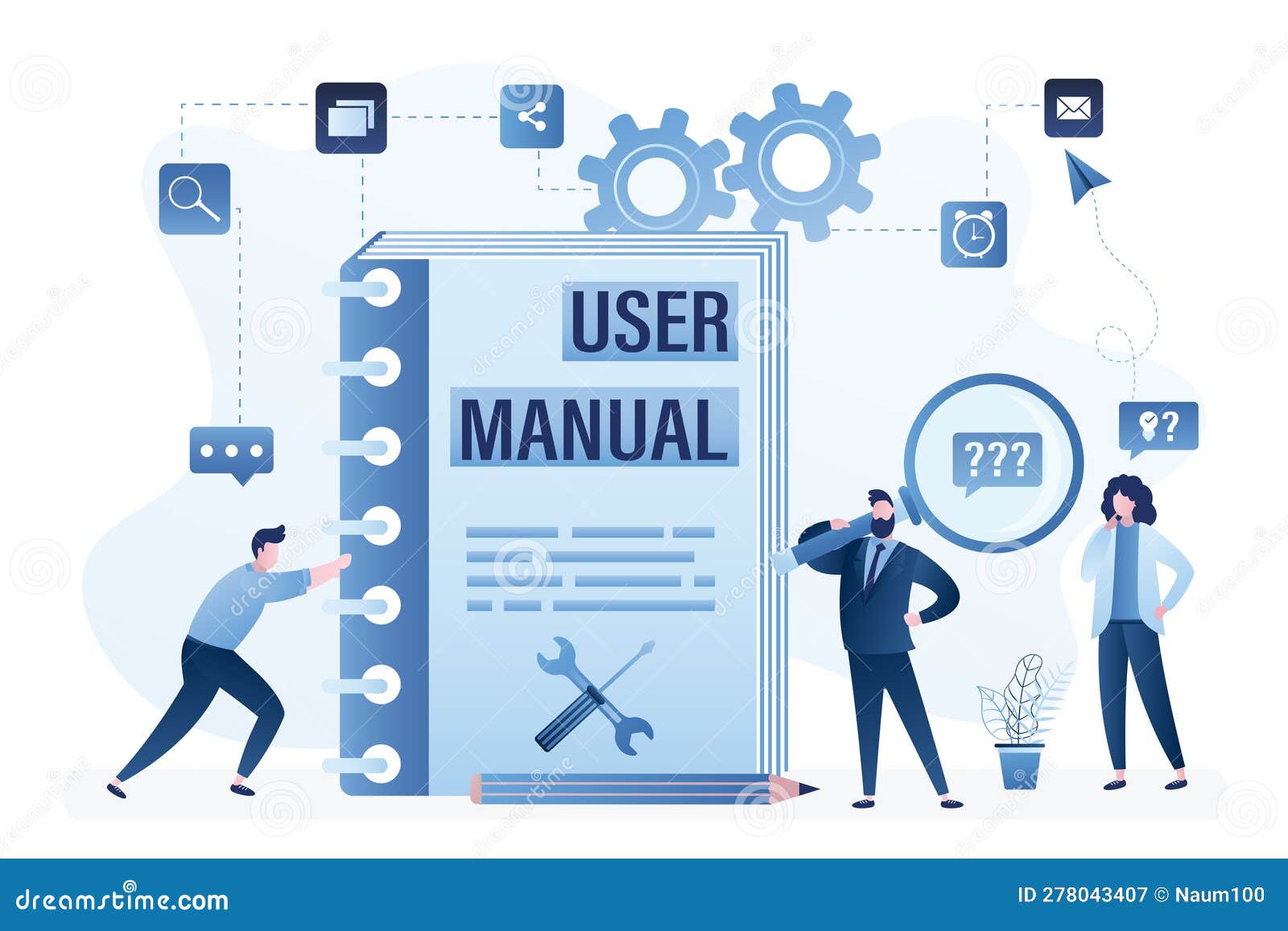 Businesspeople Have Some Questions. Group of Employees Needs Help Stock ...