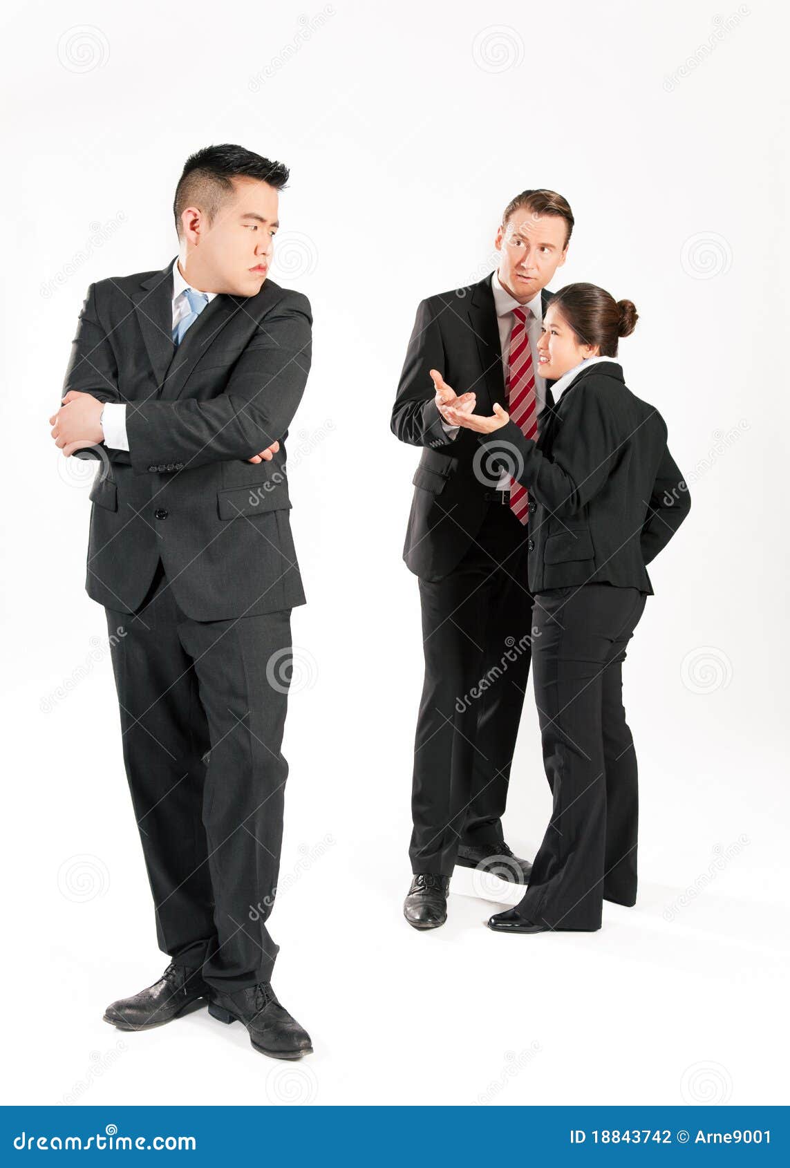 Businesspeople - mobbing stock photo. Image of rumor - 18843742