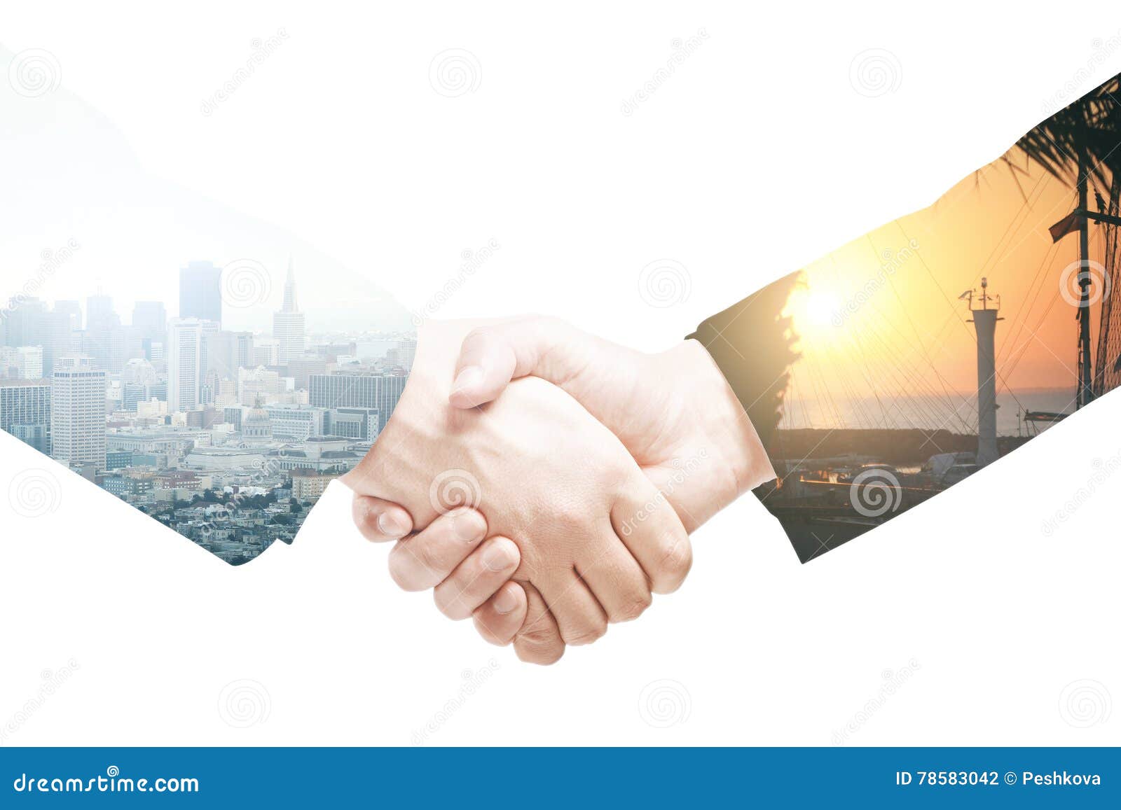 Businesspeople Shaking Hands Stock Photo - Image of business, office ...