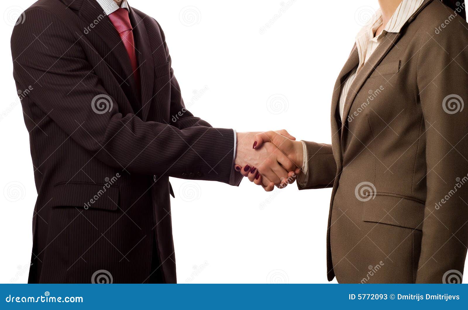 Businesspeople Shaking Hands, Deal Approved Stock Image - Image of ...