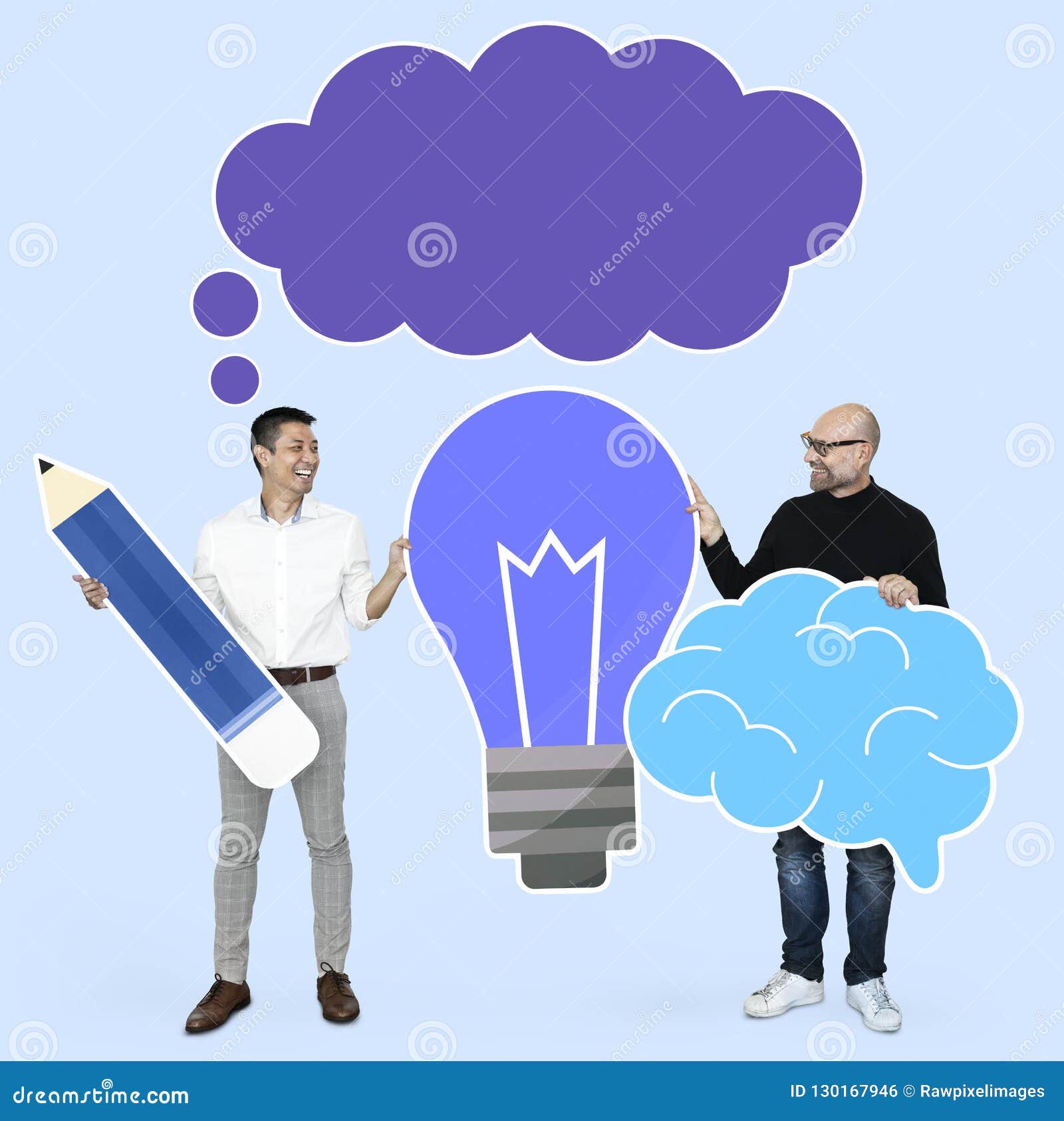 Businesspeople Sharing Their Creative Ideas Stock Photo - Image of ...