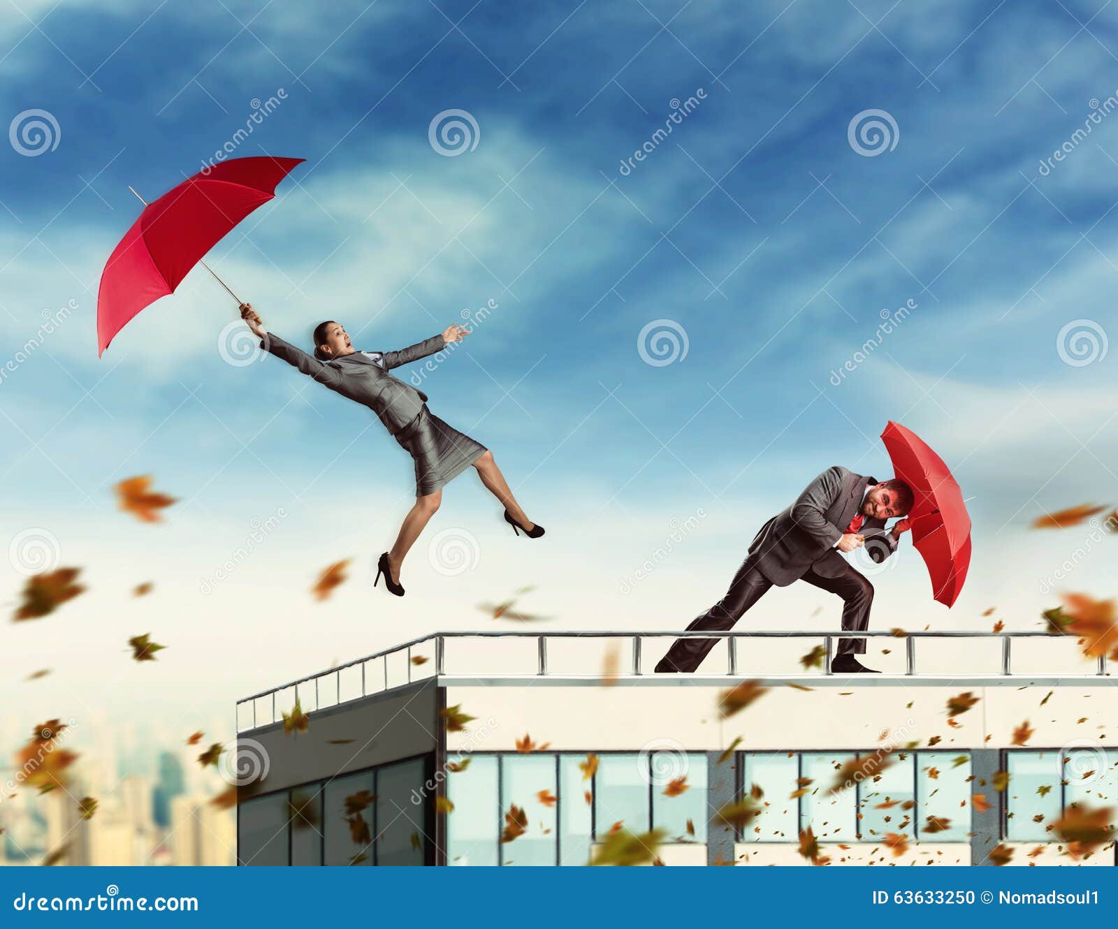 Businesspeople while Storming Stock Photo - Image of problem, corporate ...