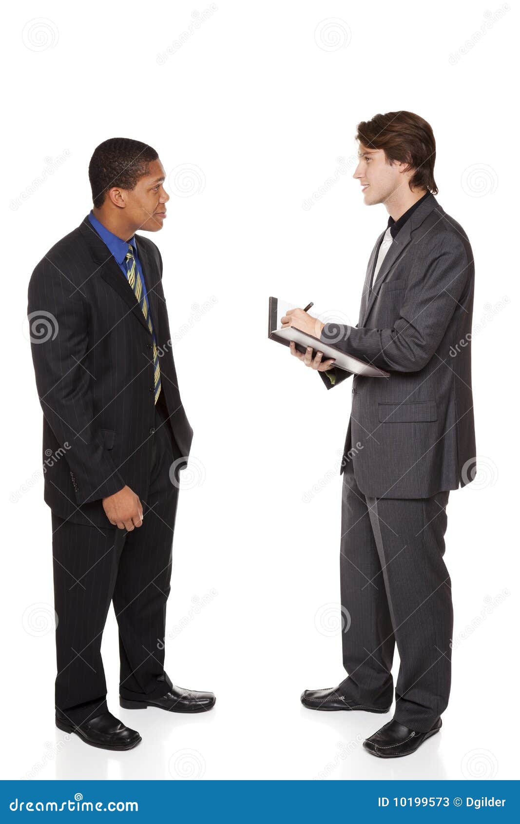 Businesspeople - Taking Notes Stock Image - Image of person ...