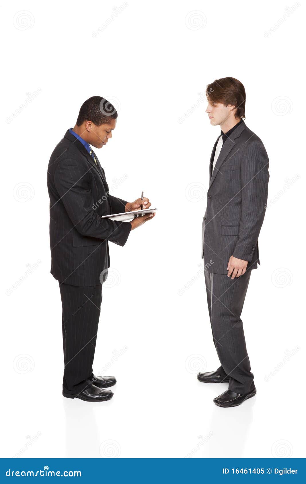 Businesspeople - Taking Notes Stock Image - Image of notes, isolated ...