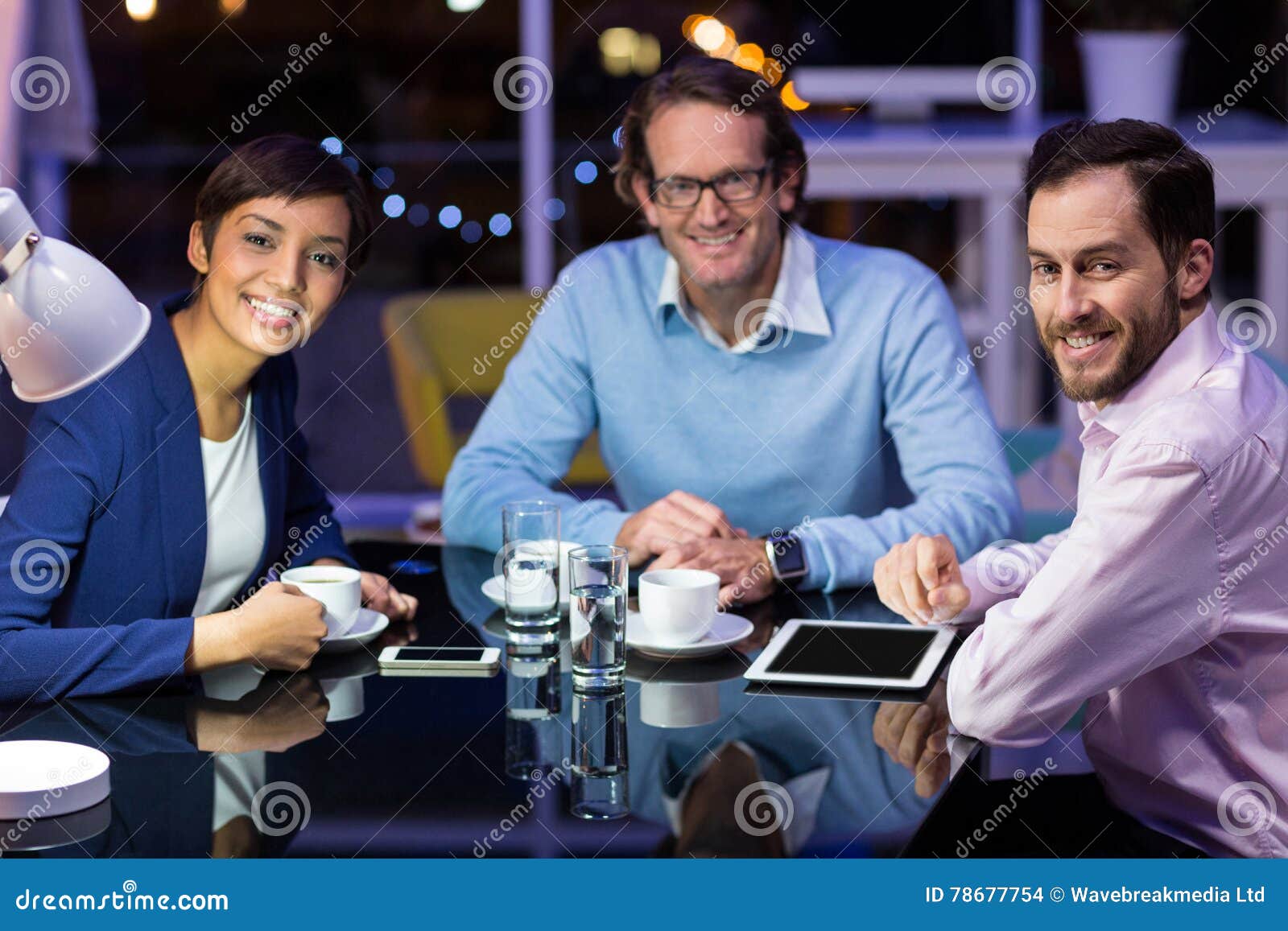 Businesspeople Taking Tea Break Stock Photo - Image of break, expertise ...