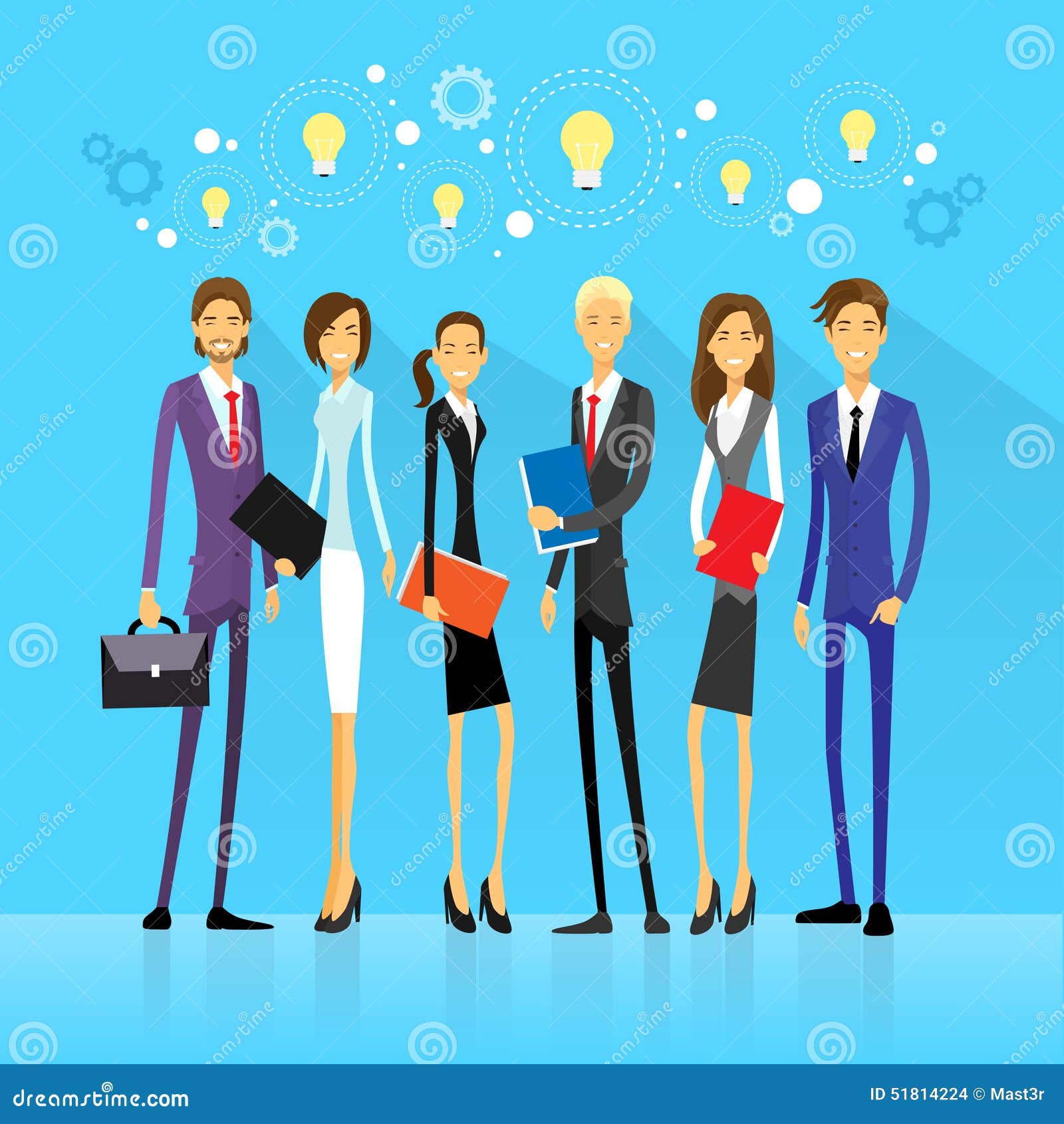 Group Idea Generation Illustration Clipart Royalty-Free Stock ...
