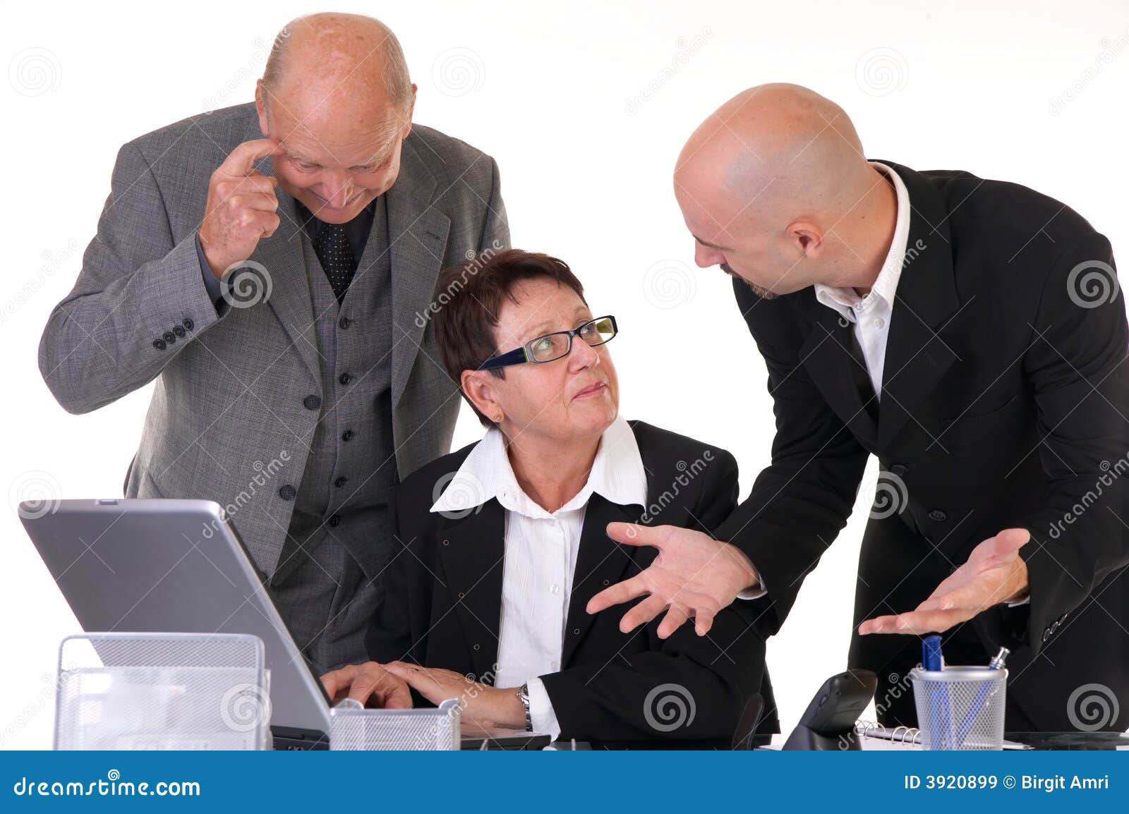 Businessteam Dans La Discussion Image stock - Image du joie ...