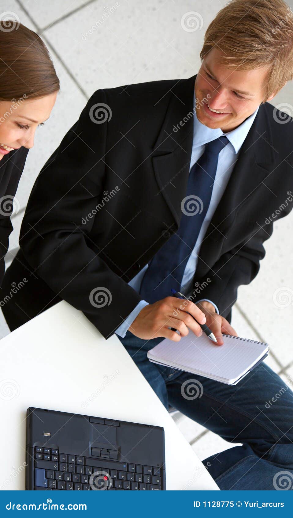 Businesswoman Consulting a Partner Stock Image - Image of businesswomen ...