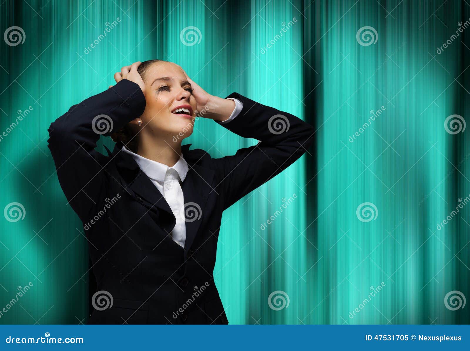 Businesswoman Facing Problems Stock Image - Image of overwhelmed ...