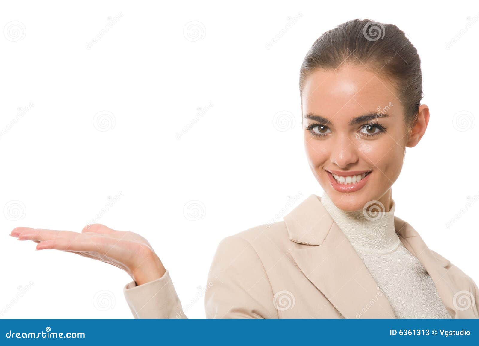 Businesswoman gesturing stock image. Image of ethnic, people - 6361313