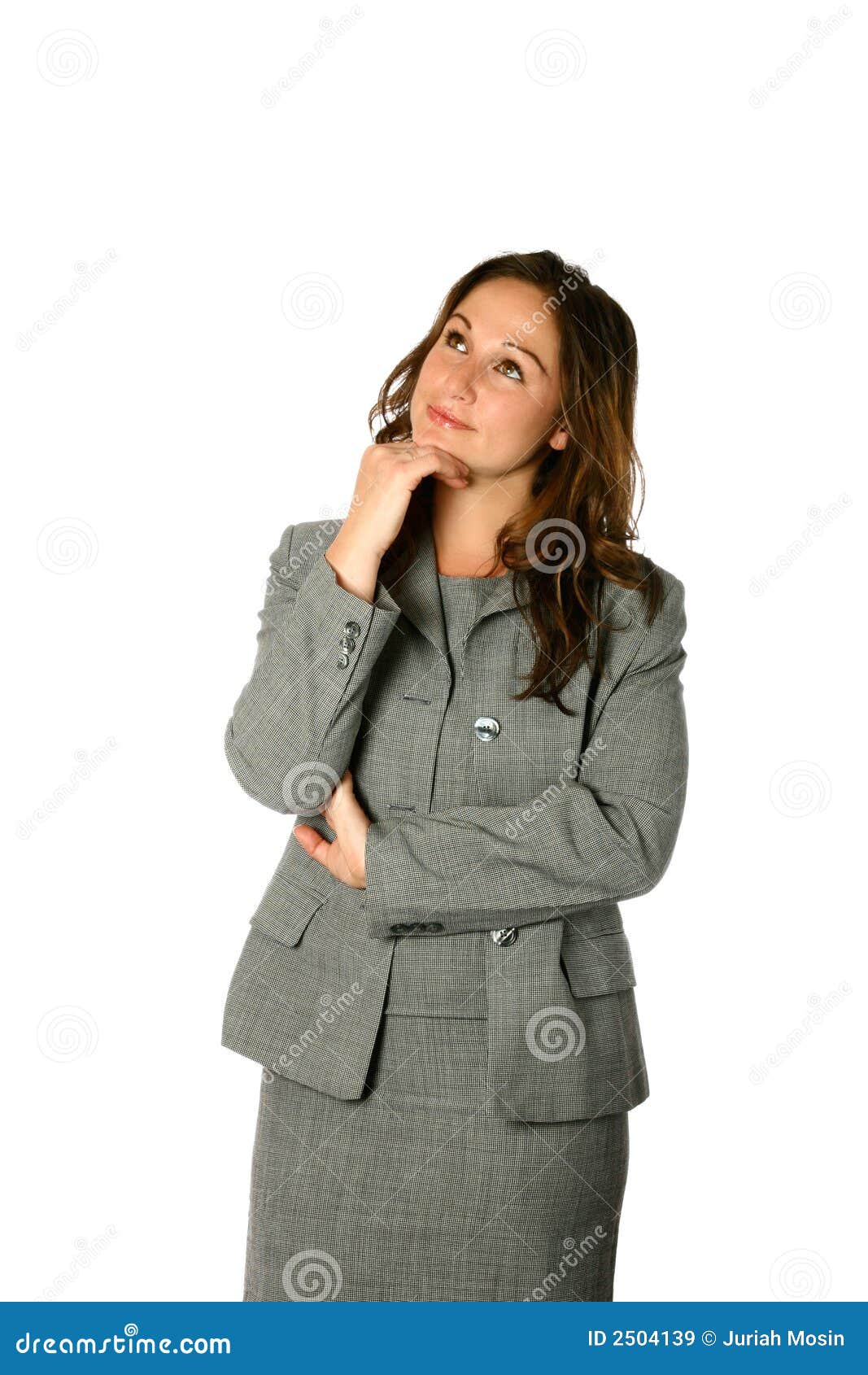Businesswoman Getting Ideas Stock Image - Image of guess, attractive ...