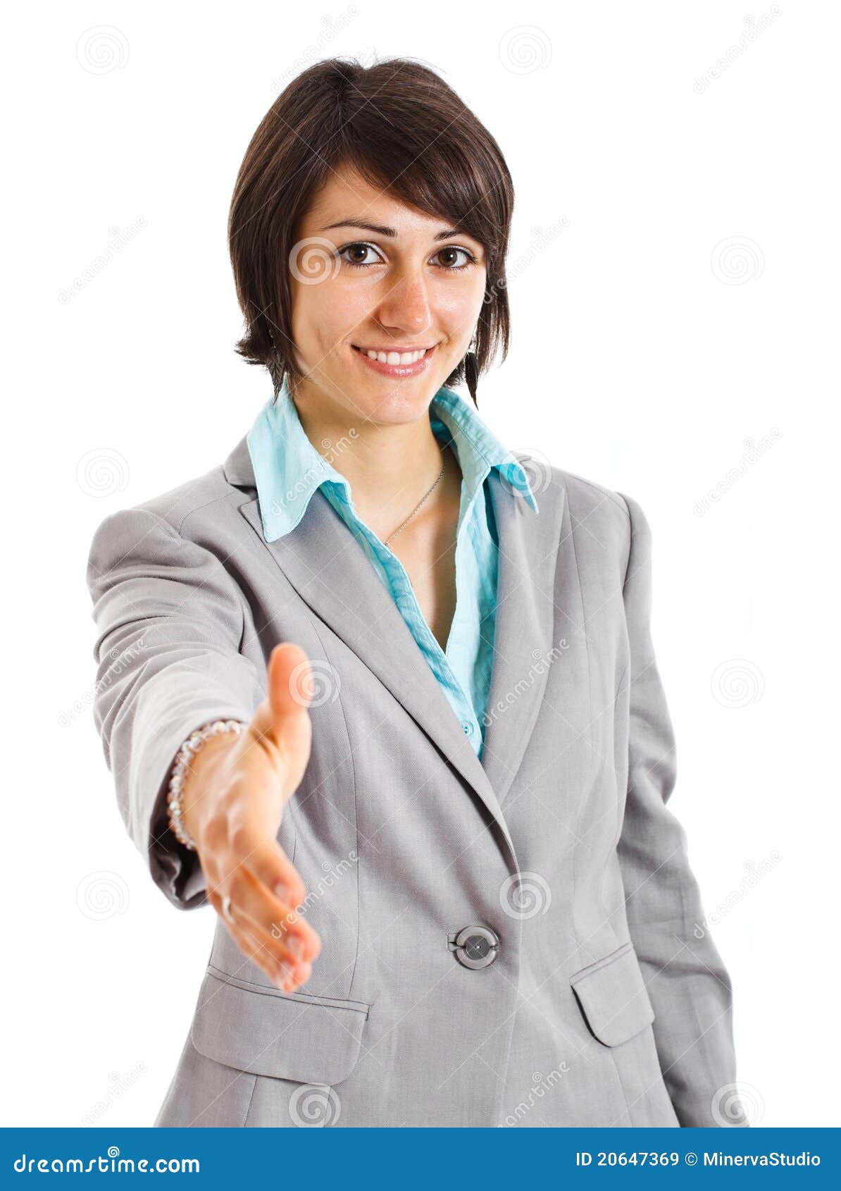 Introducing Herself Stock Photo | CartoonDealer.com #3619314