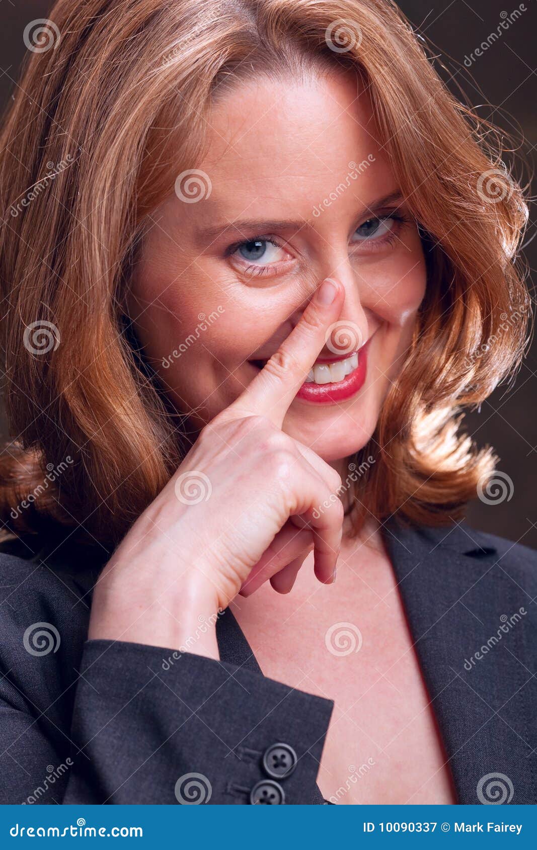 Businesswoman with Knowing Look Stock Image - Image of touching, woman ... Businesswoman with Knowing Look Stock Image - Image of touching, woman ...