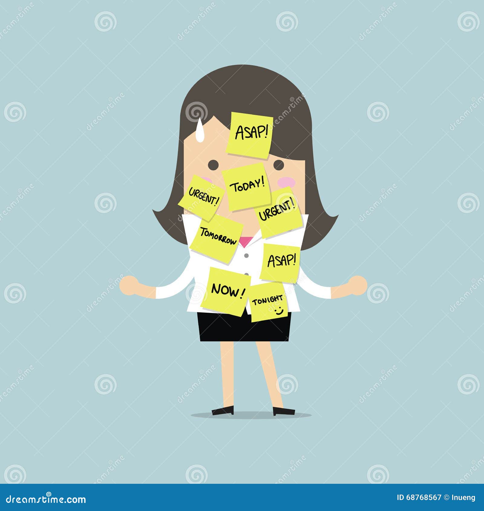 Urgent Work, Deadline Landing Page Template. Anxious Business ...