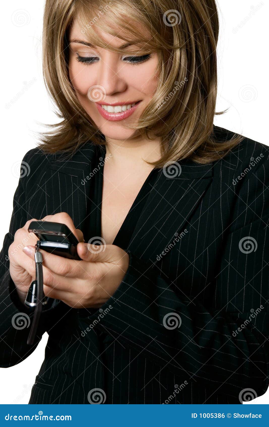 Businesswoman Making a Call Stock Photo - Image of busy, adult: 1005386