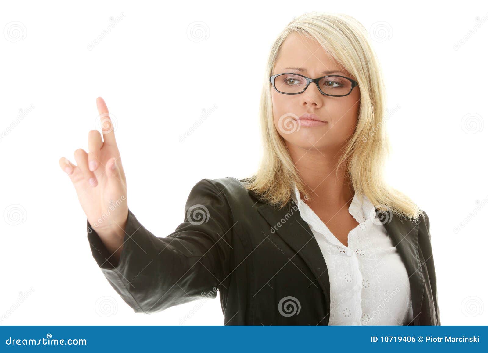 Businesswoman Making Choise Stock Photo - Image of decisions ...