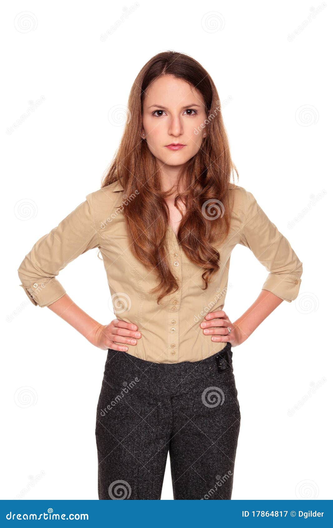 Businesswoman - Neutral Expression Royalty Free Stock Photography ...
