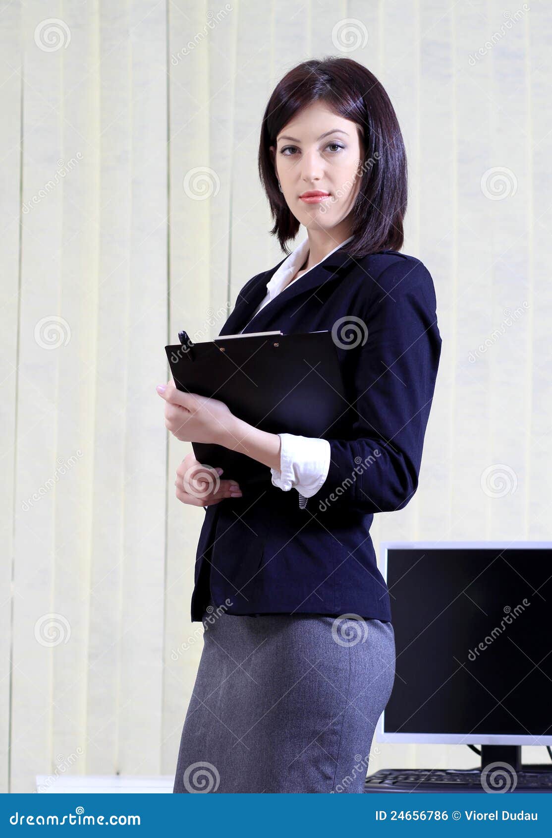 Businesswoman in office stock photo. Image of inside - 24656786