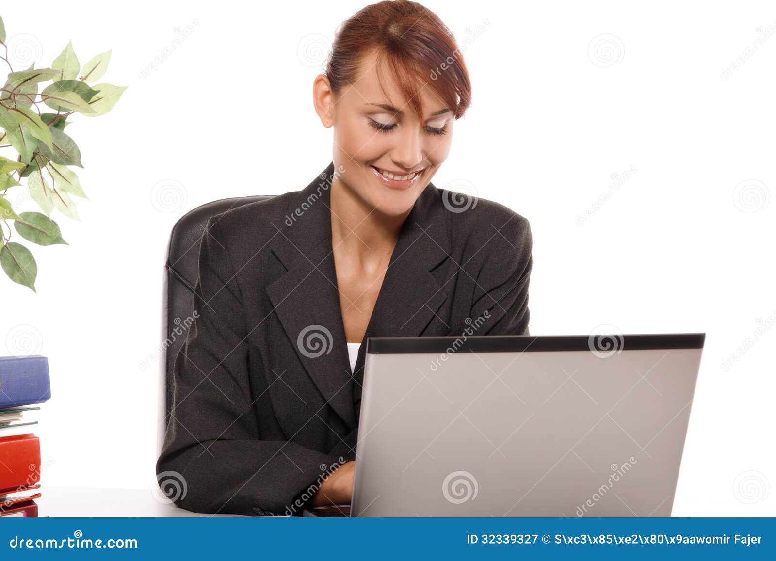Businesswoman in the Office Stock Image - Image of person, elegance ...