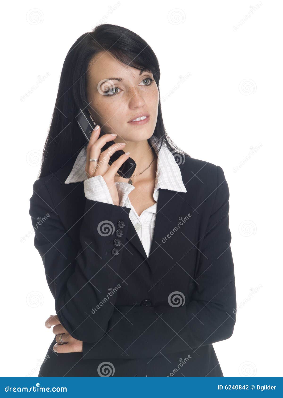 Businesswoman - phone call stock photo. Image of shot - 6240842