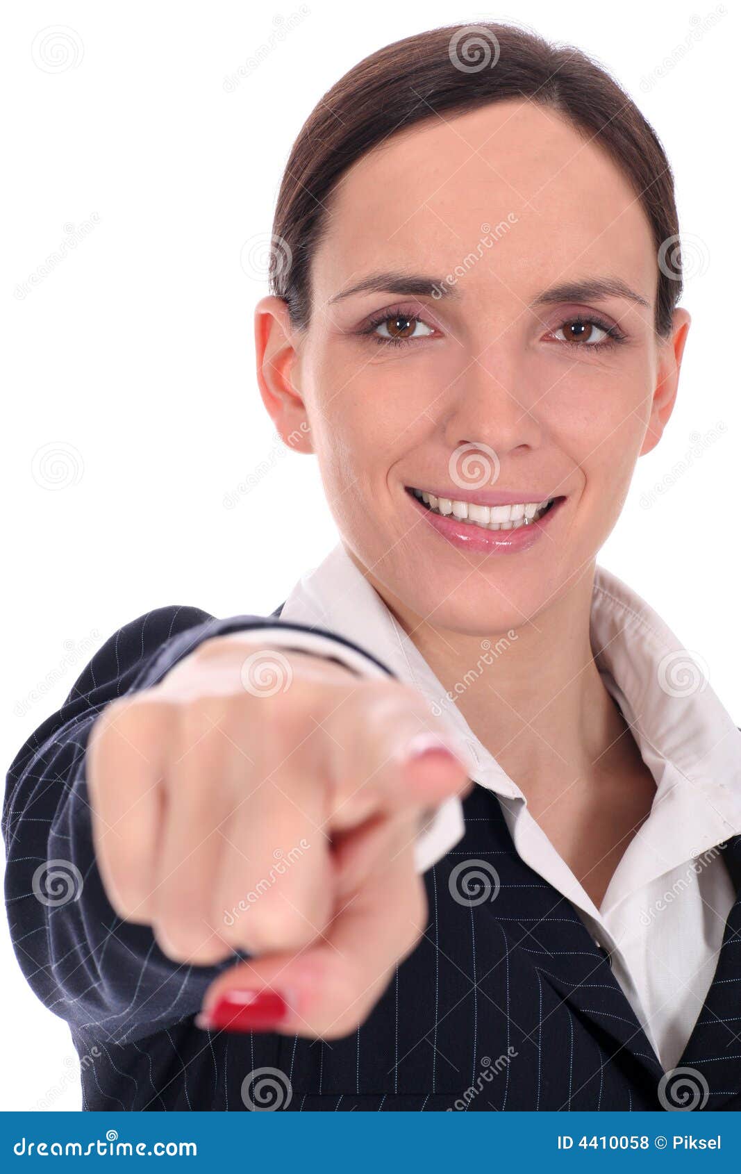 Businesswoman Pointing stock photo. Image of businesswoman - 4410058