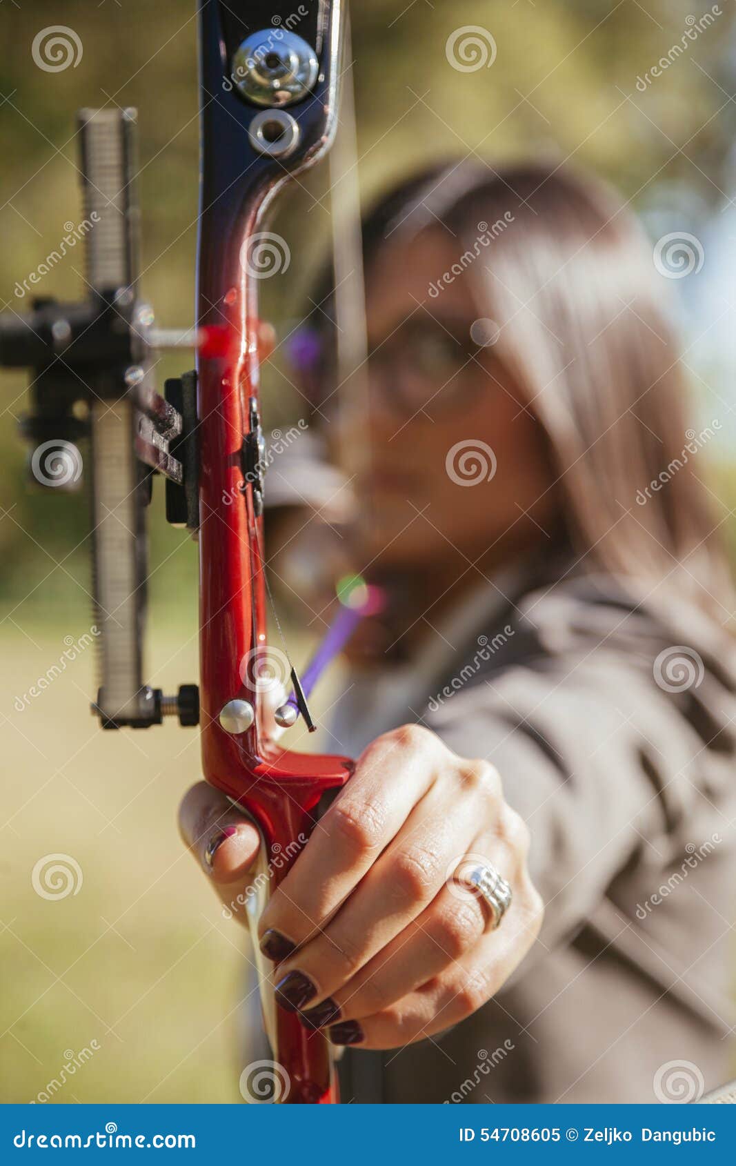 Businesswoman Practicing Archery Stock Photos - Free & Royalty-Free ...