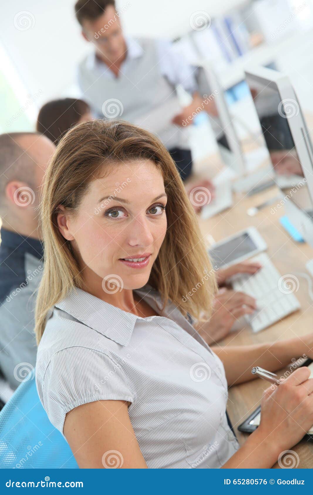 Businesswoman in Professional Training Stock Photo - Image of ...
