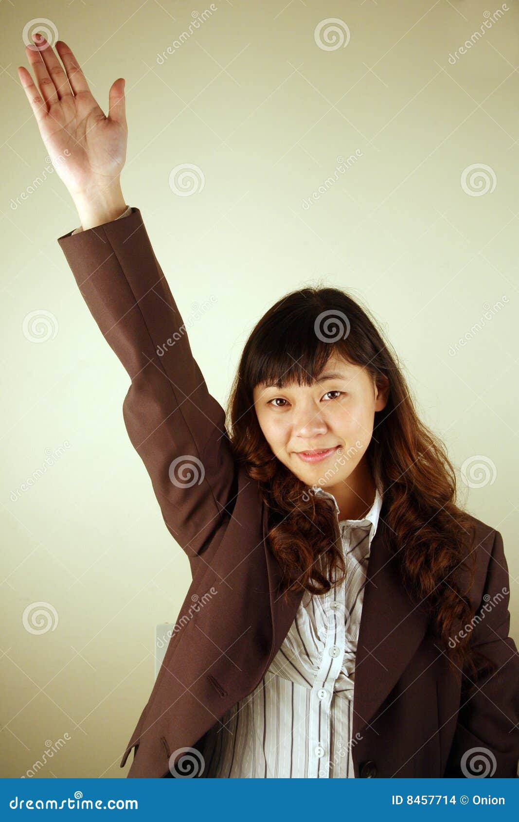 Businesswoman with a Question Stock Photo - Image of discussion ...