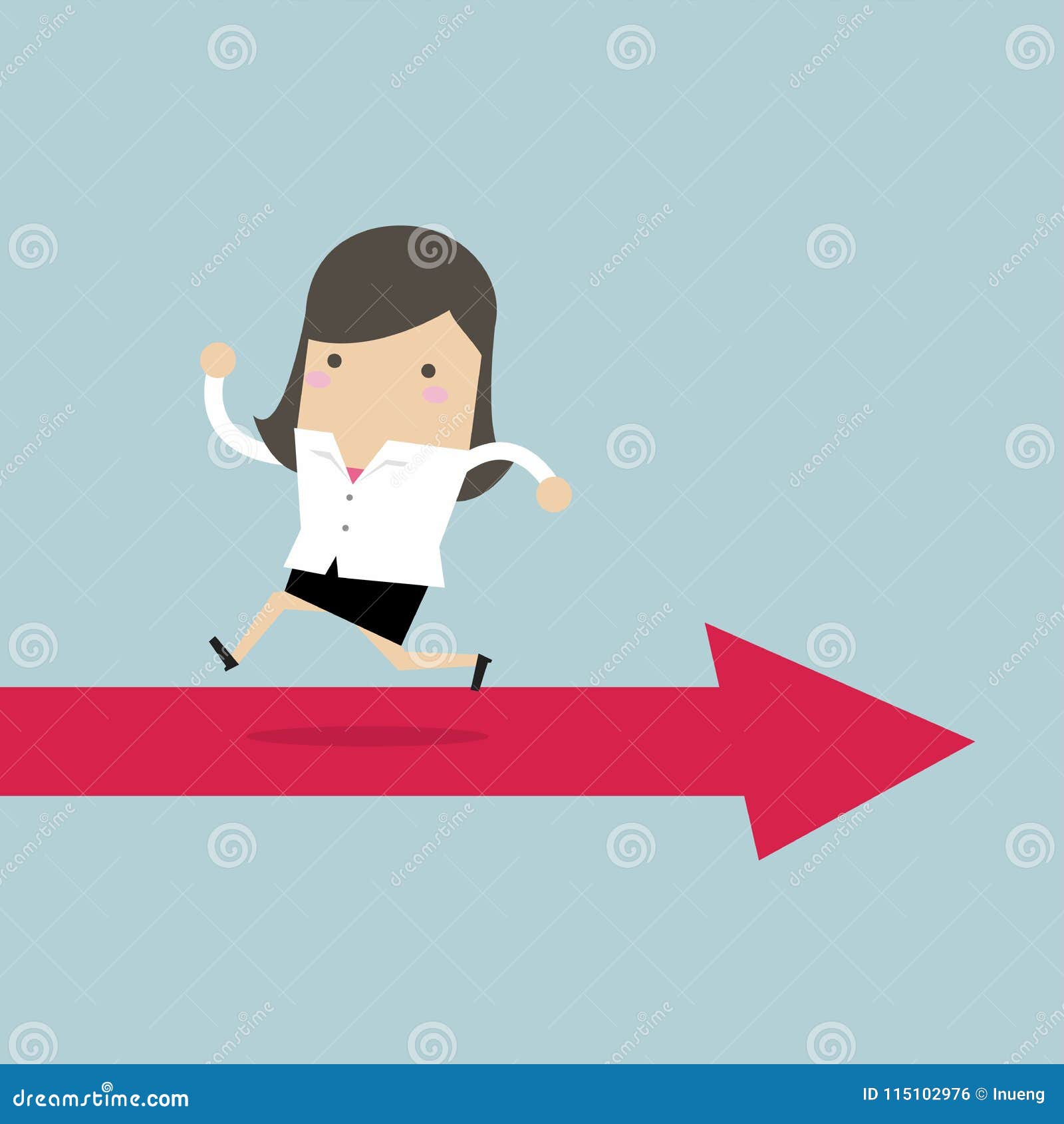 Opposite Arrow Cartoon Vector | CartoonDealer.com #15140505