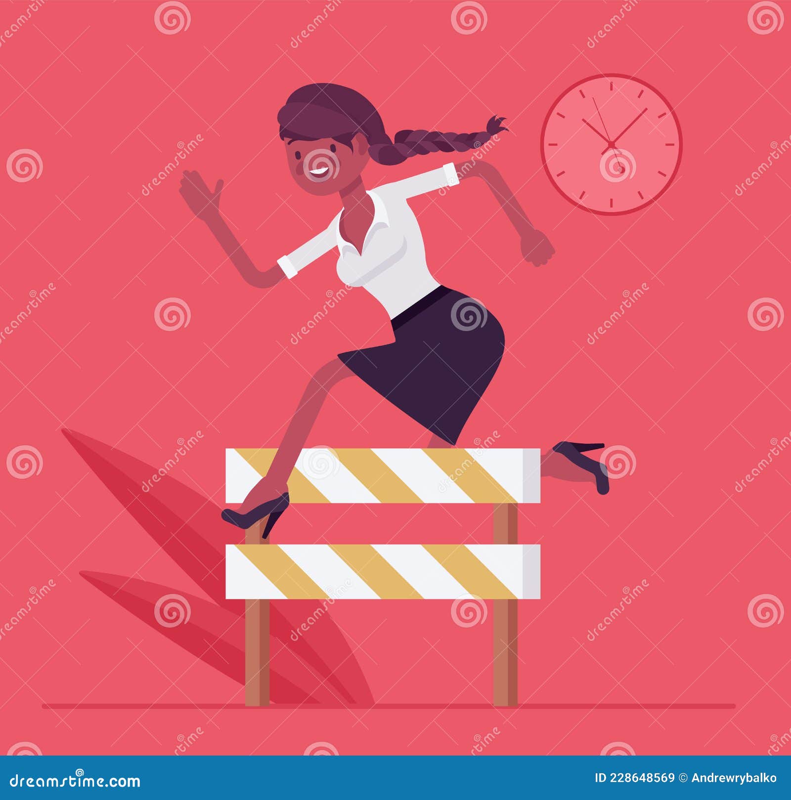 Overcome Difficulties Concept. Hand Drawn Vector. | CartoonDealer.com ... Overcome Difficulties Concept. Hand Drawn Vector. | CartoonDealer.com ...
