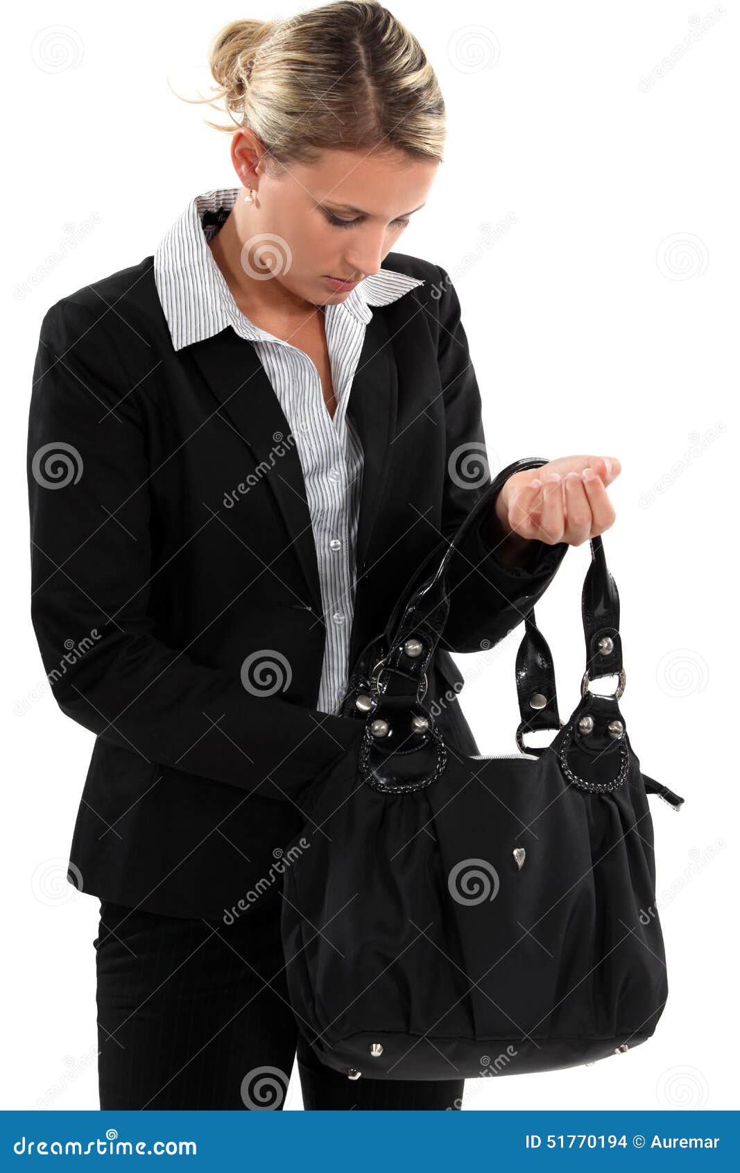 Businesswoman Searching through Her Bag Stock Photo - Image of pretty ... Businesswoman Searching through Her Bag Stock Photo - Image of pretty ...