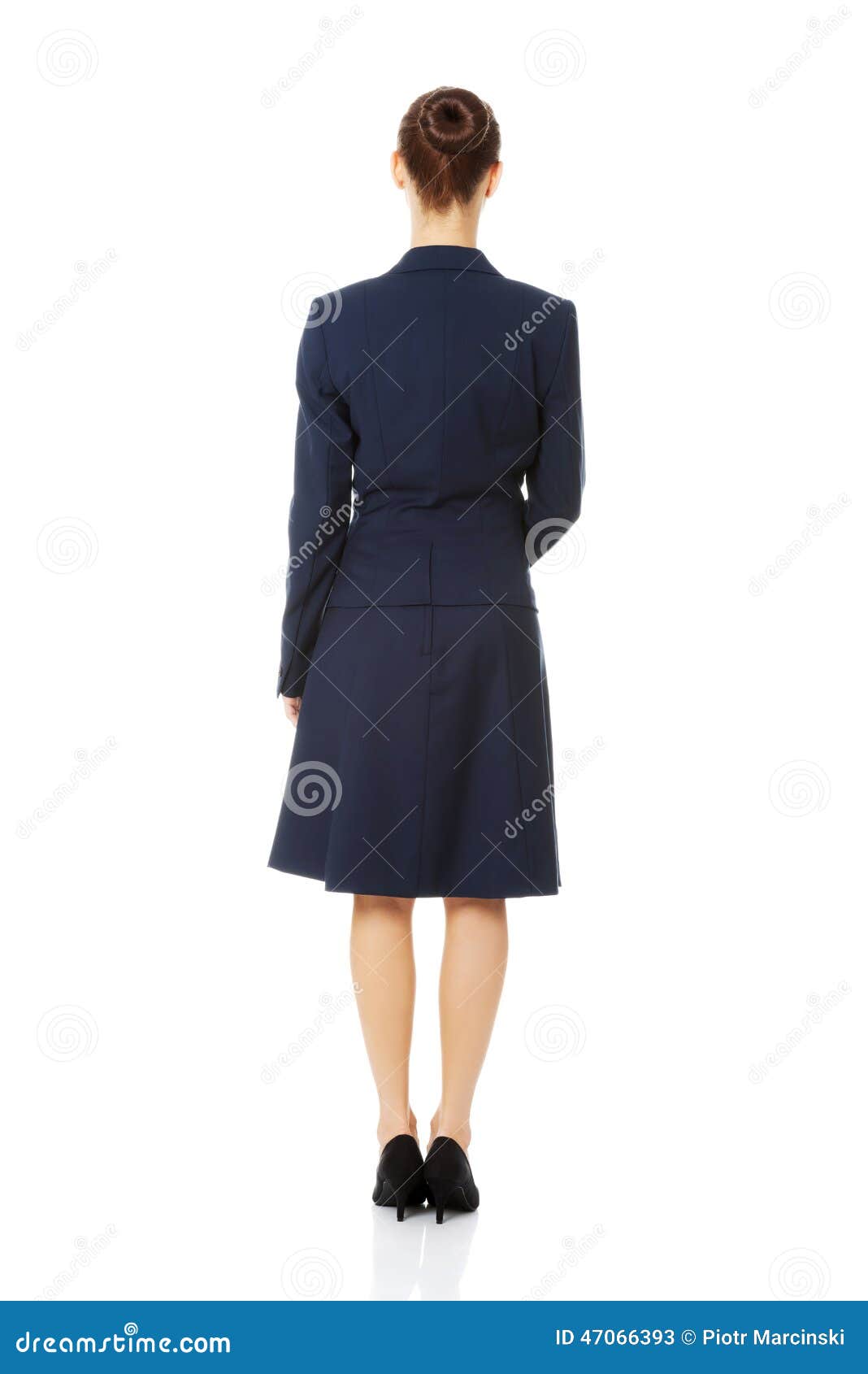 Businesswoman Standing Back Stock Image - Image of modern, stand: 47066393