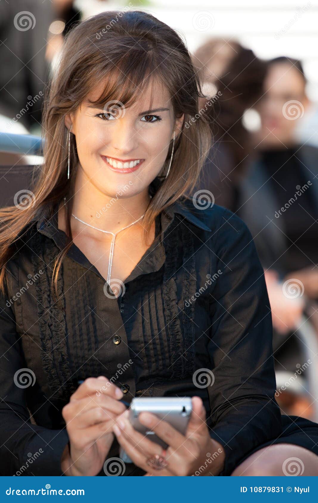 Businesswoman Using Mobile Phone Stock Image - Image of collar ... Businesswoman Using Mobile Phone Stock Image - Image of collar ...