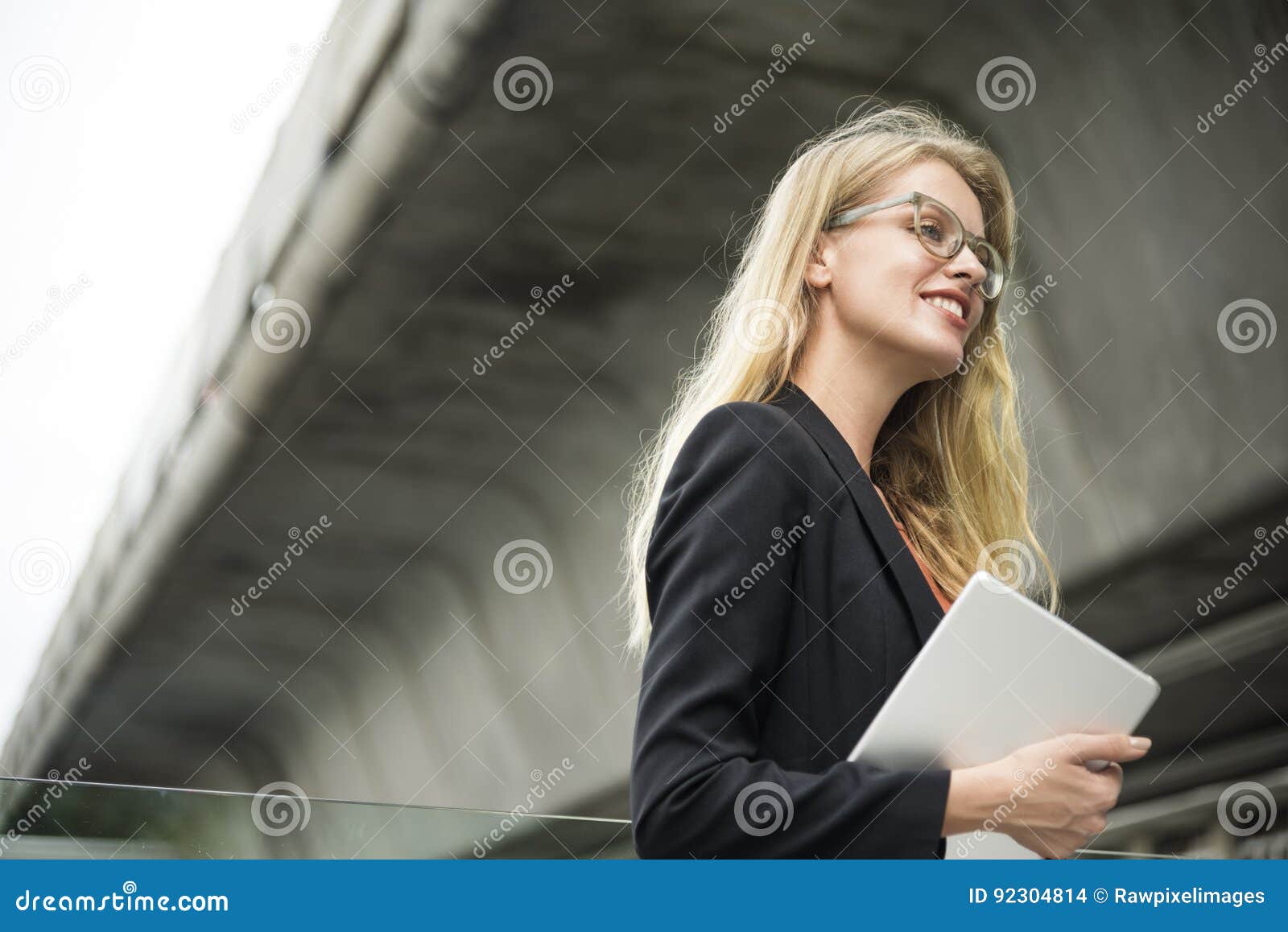 Businesswoman Vision Strategy the Way Forward Concept Stock Photo ...