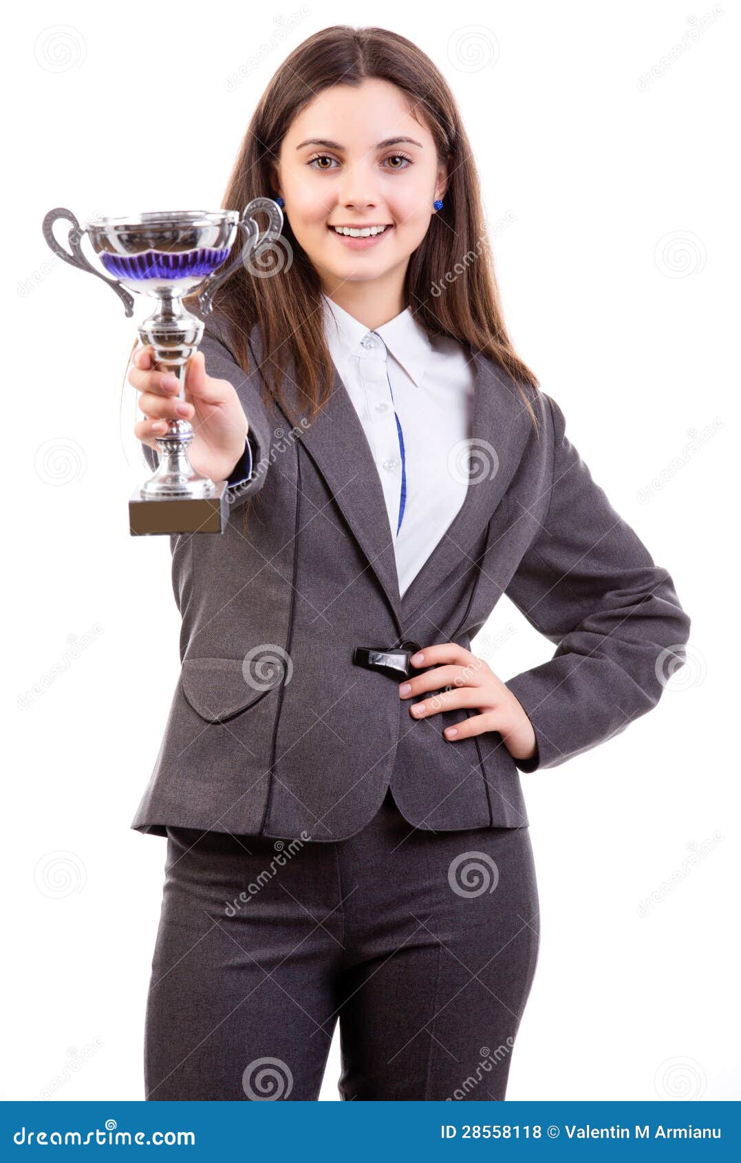 Businesswoman winner stock photo. Image of successful - 28558118