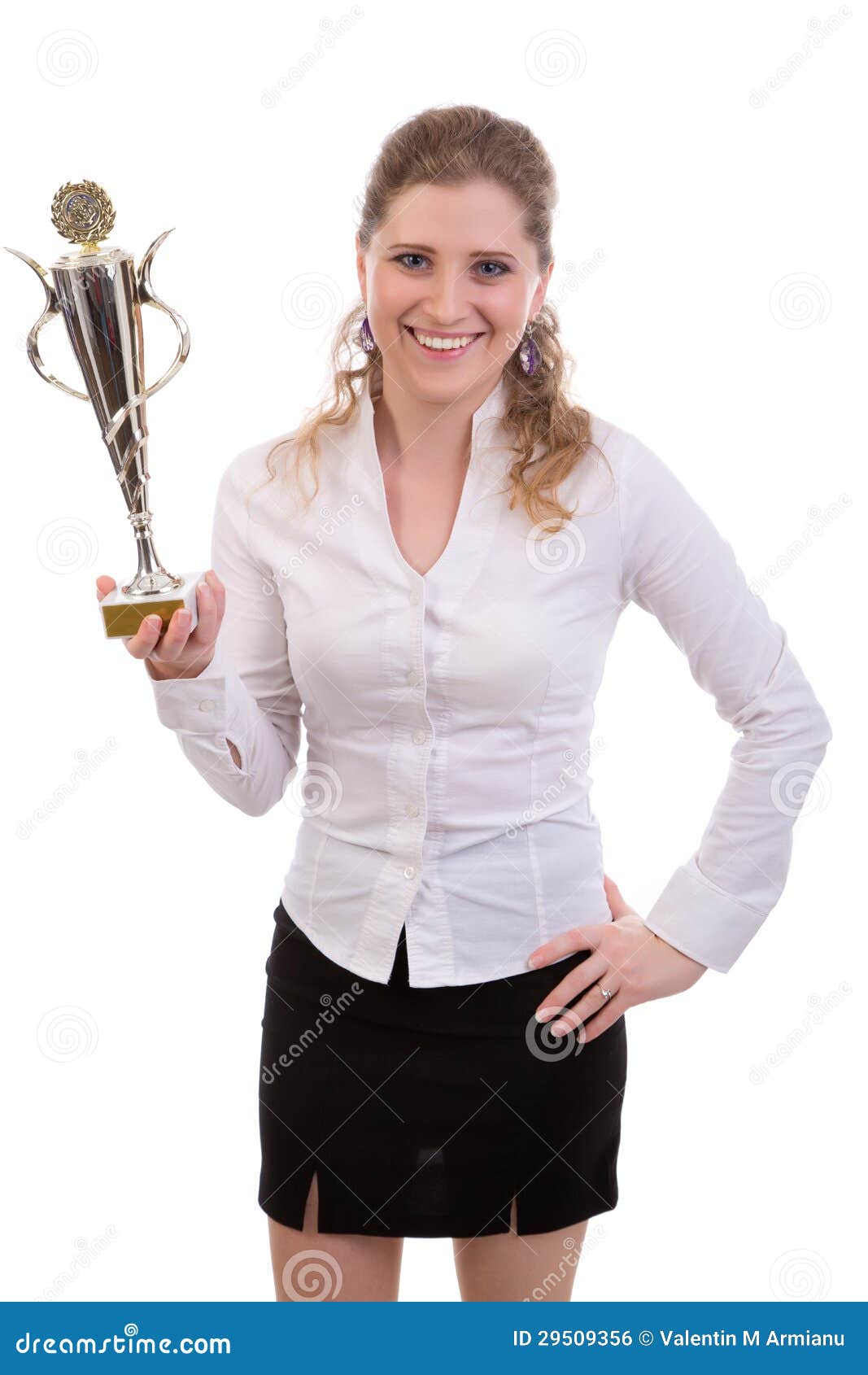 Businesswoman winning stock photo. Image of young, winning - 29509356