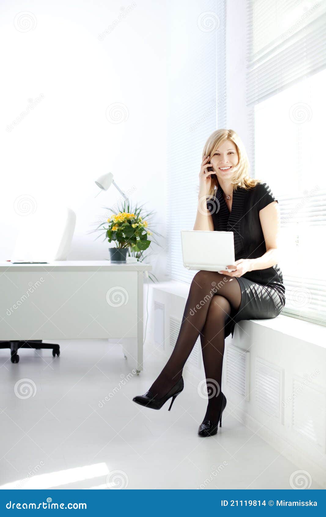 Businesswoman in the Workplace Stock Photo - Image of beauty, beautiful ...