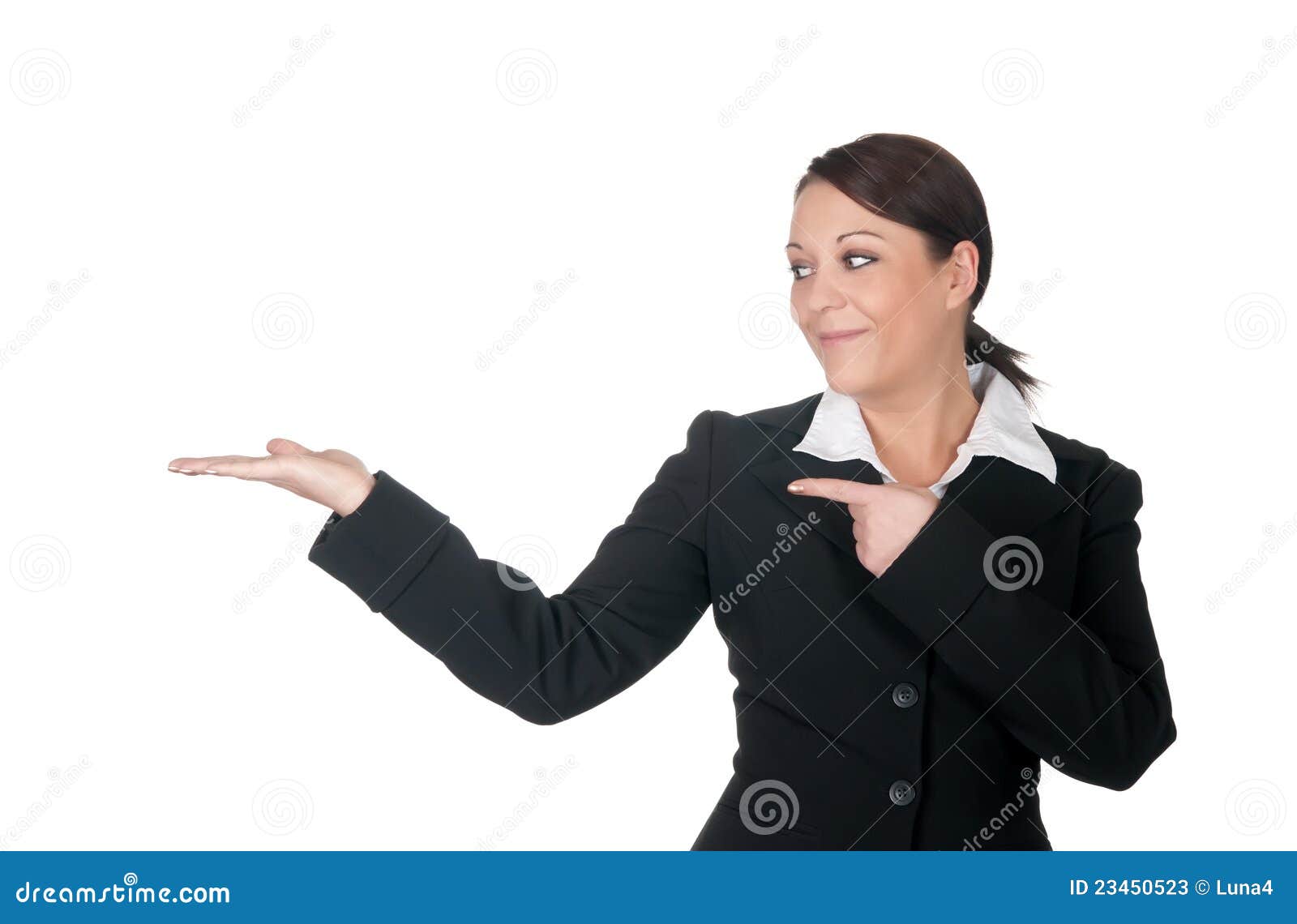 Businesswomen gesturing stock image. Image of person - 23450523