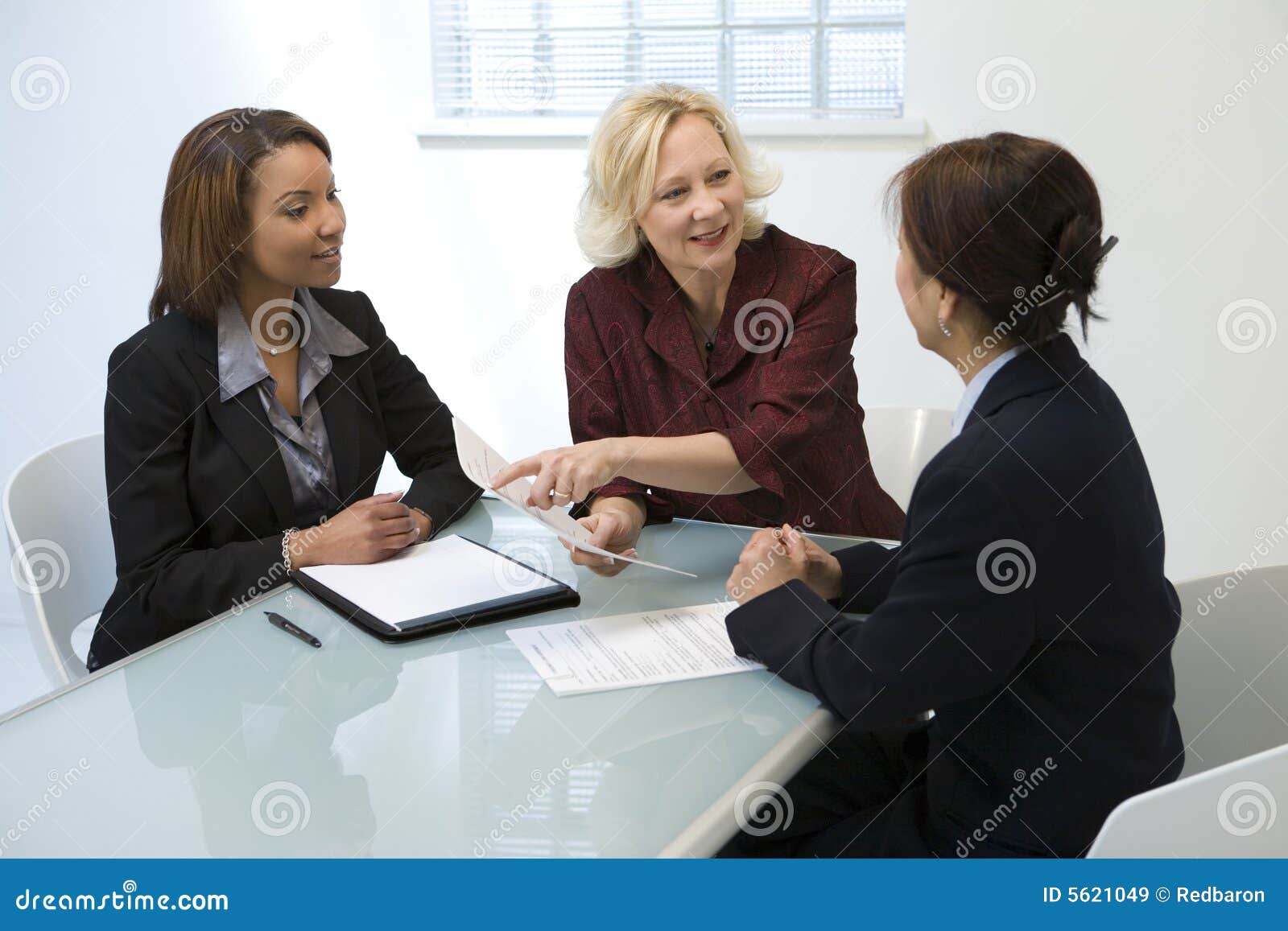 Businesswomen in meeting stock image. Image of admins - 5621049