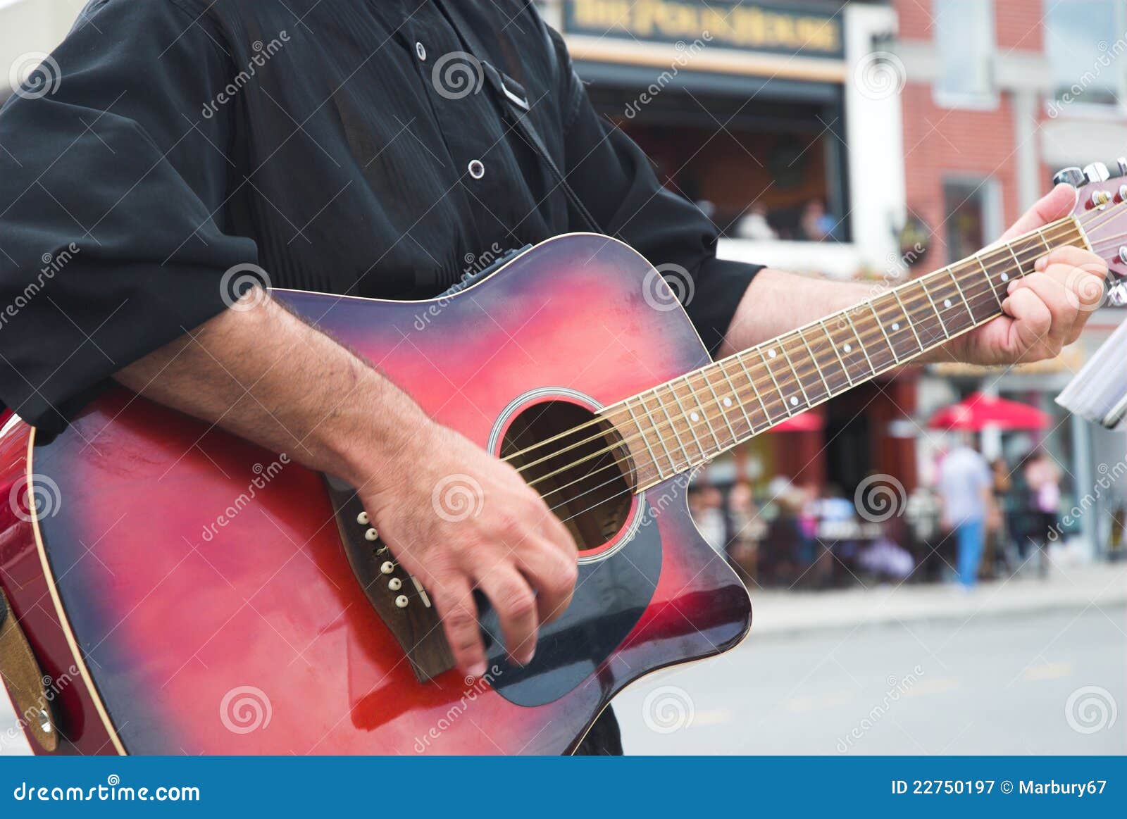 Busker stock image. Image of entertainer, public, busker - 22750197