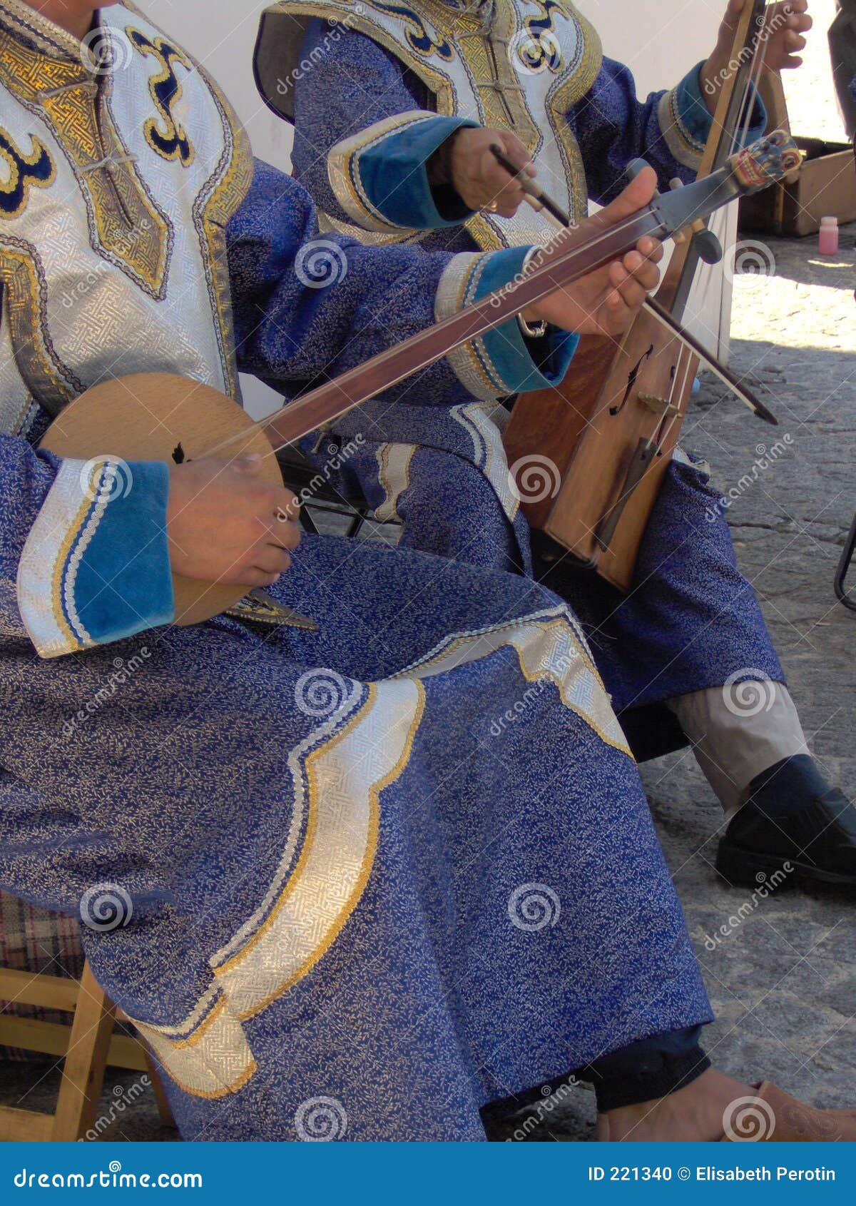 Buskers stock photo. Image of show, dress, mongol, people - 221340