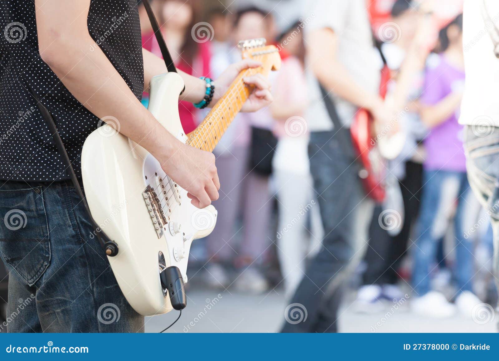 Busking band stock photo. Image of rock, band, performer - 27378000