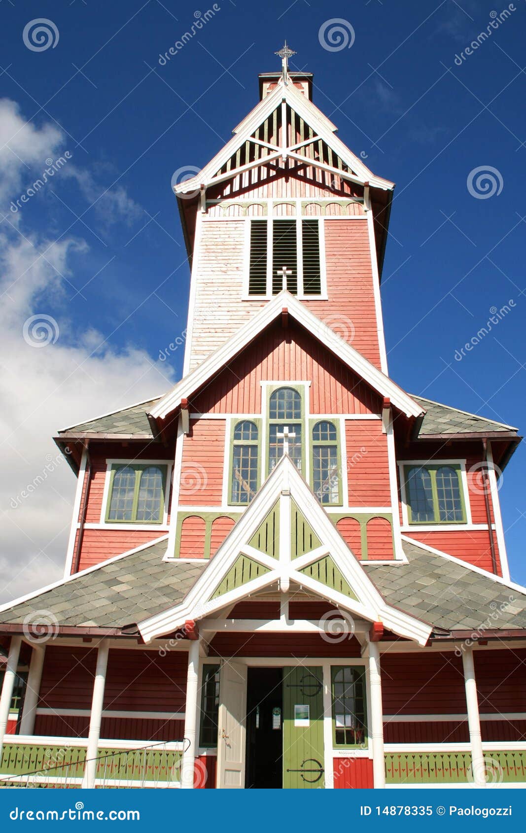 Busknes church front side stock image. Image of cirrus - 14878335