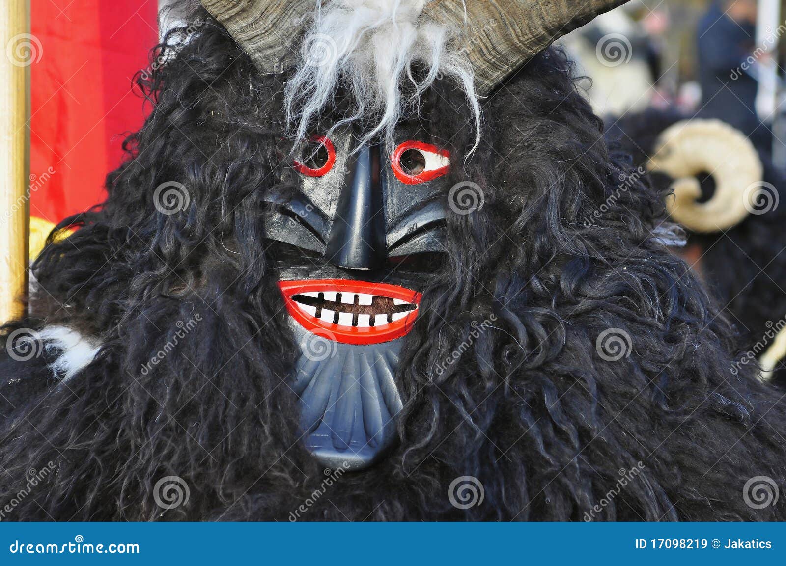 Buso mask in Mohacs stock image. Image of scary, hungarian - 17098219