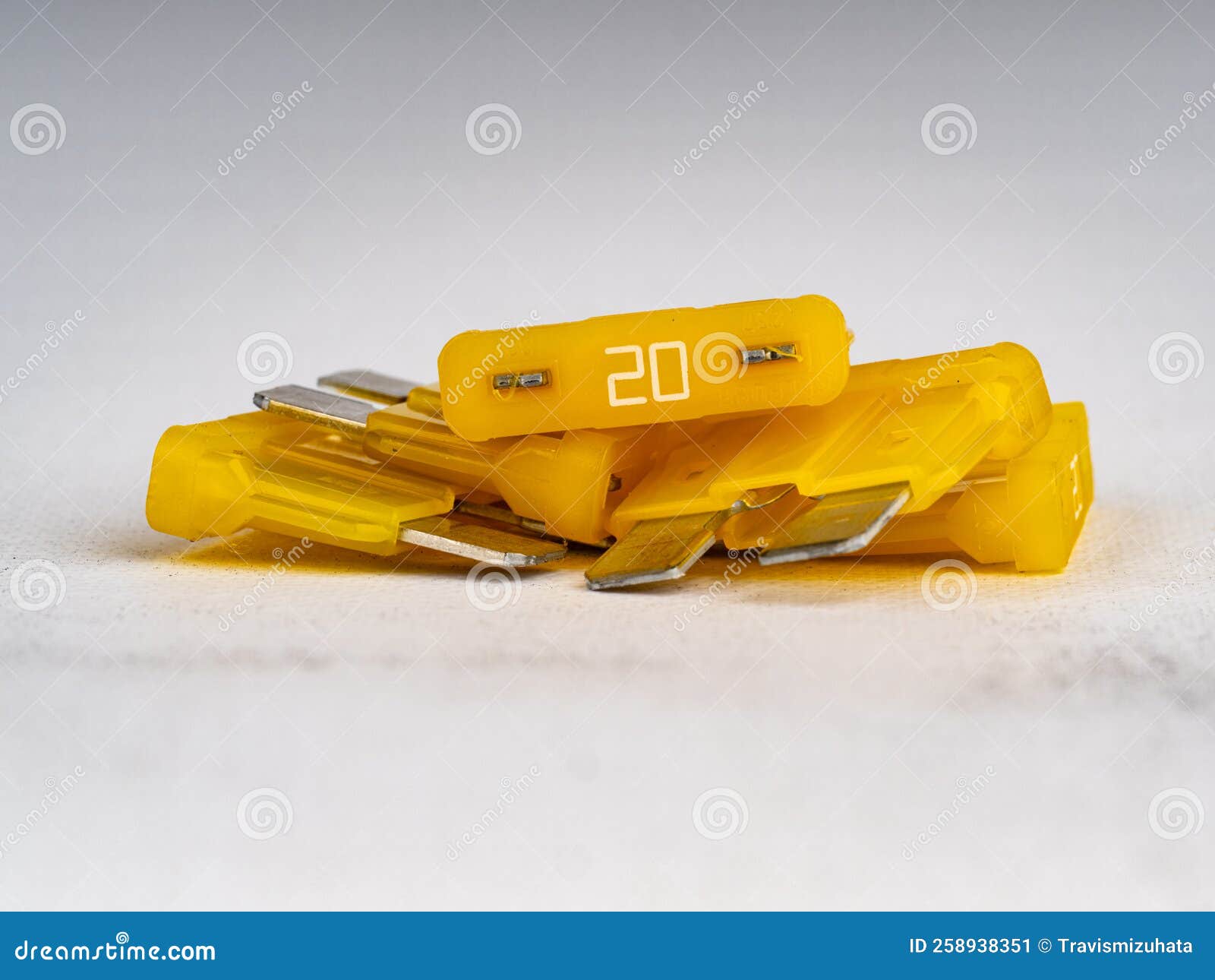 Buss flat blade fuses stock image. Image of flat, metal - 258938351