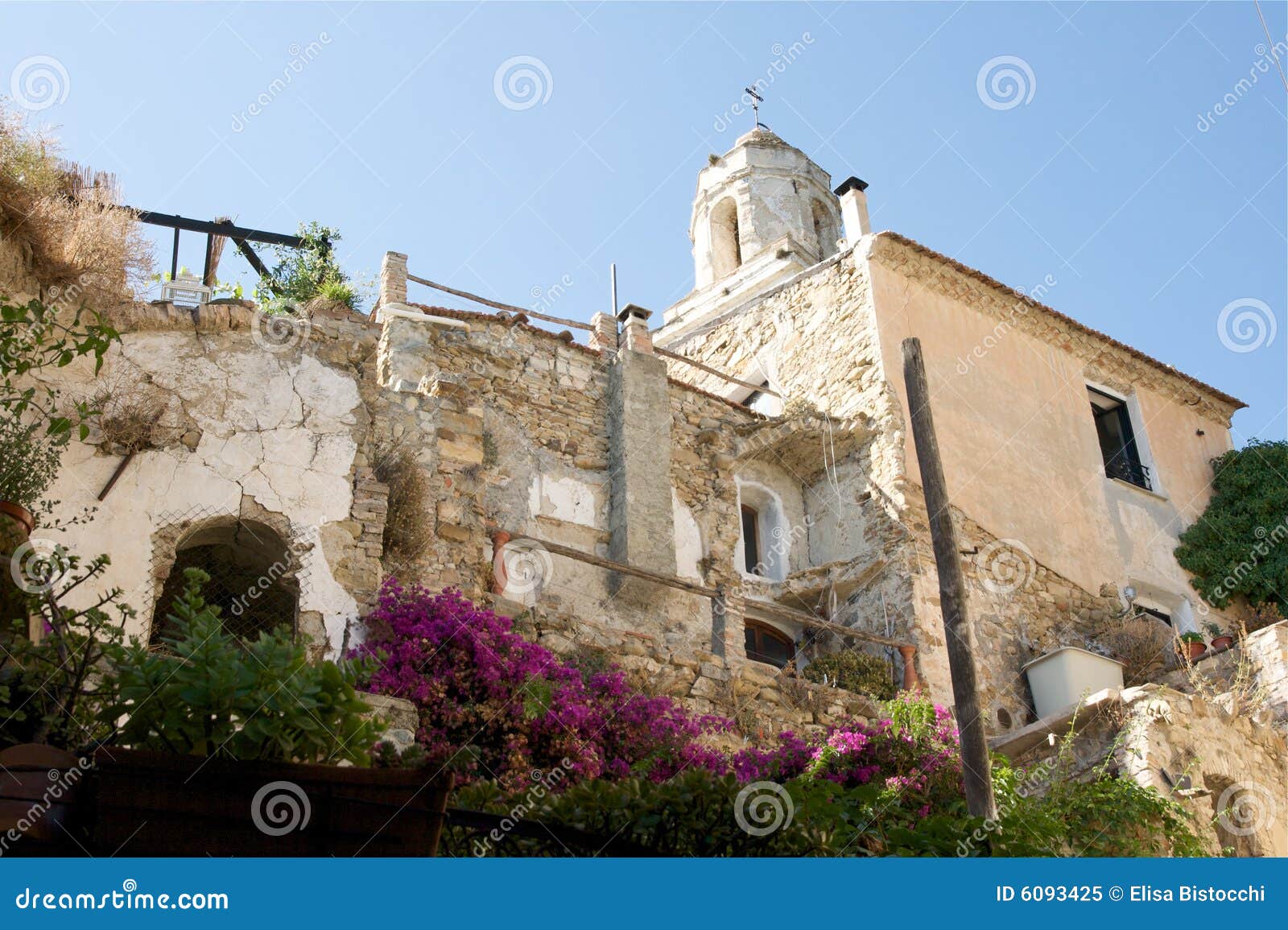 Bussana Vecchia stock image. Image of bussana, historic - 6093425